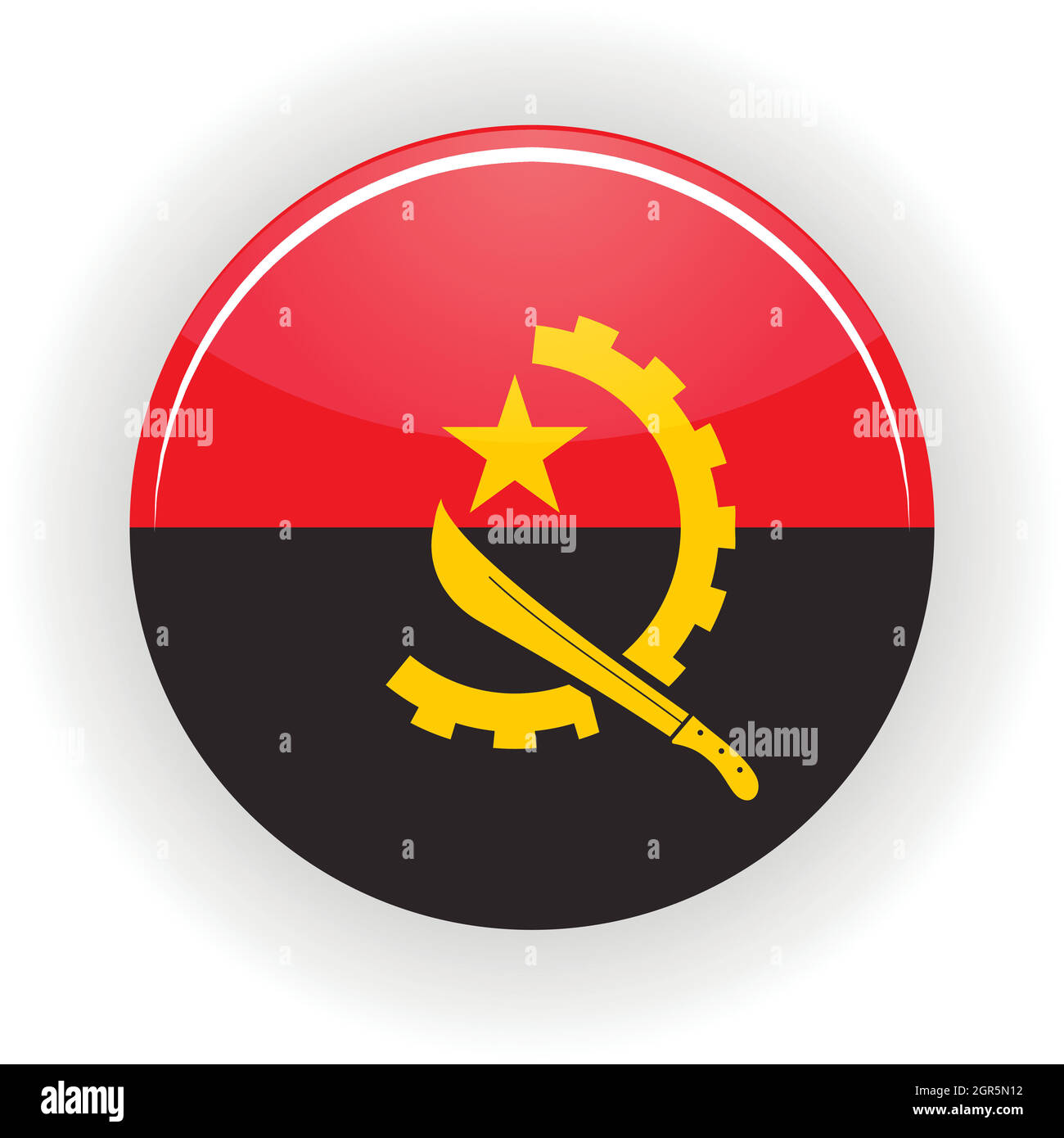 Nationales symbol der angola Stock-Vektorgrafiken kaufen - Alamy