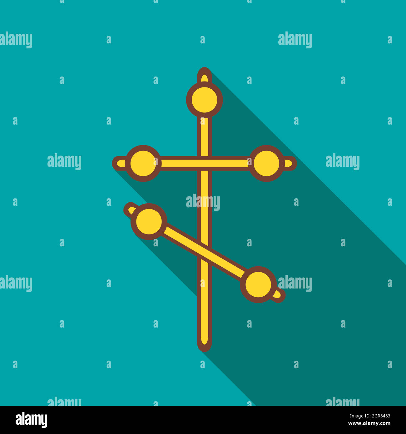 Kreuz schatten Stock-Vektorgrafiken kaufen - Alamy
