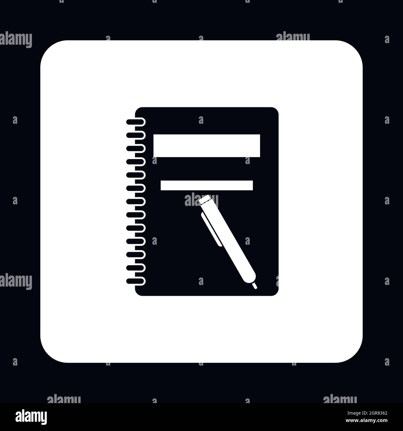 Schreibheft symbol -Fotos und -Bildmaterial in hoher Auflösung – Alamy