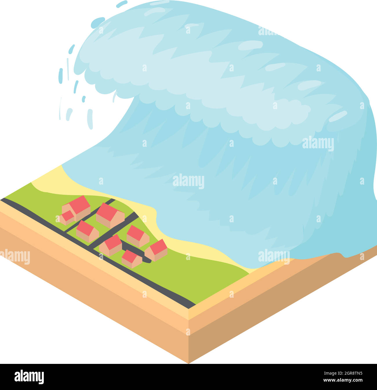 Tsunami drawing -Fotos und -Bildmaterial in hoher Auflösung – Alamy