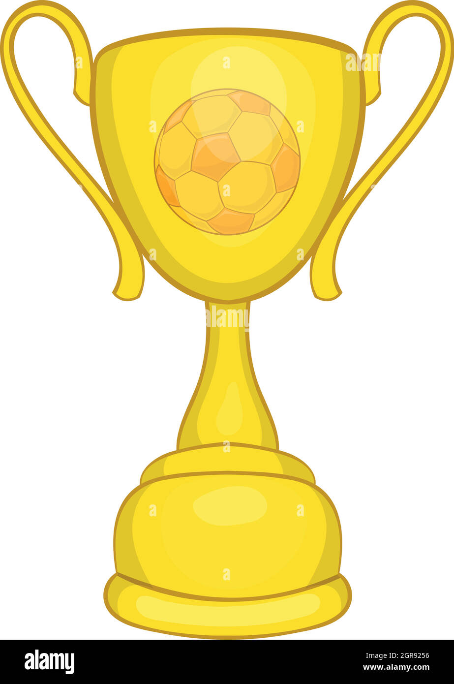 Gold cup icon cartoon style -Fotos und -Bildmaterial in hoher Auflösung ...