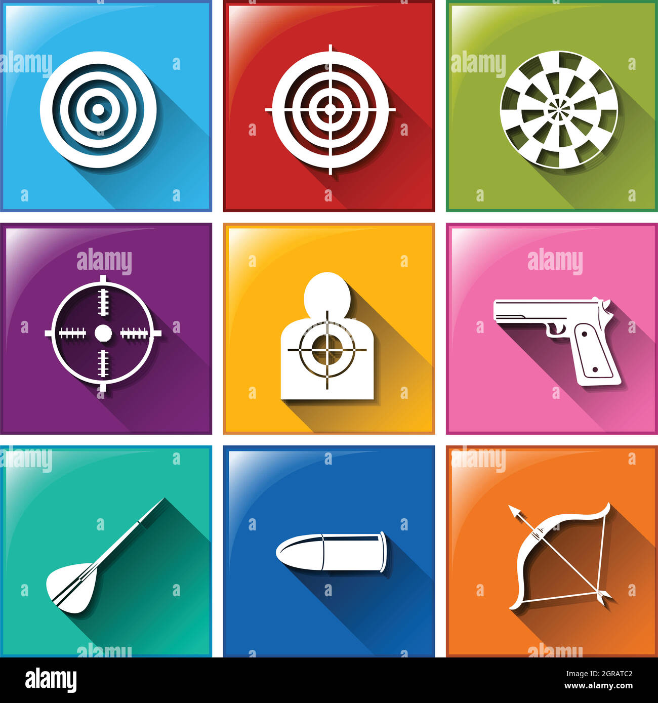 Zielscheibe clipart Stock-Vektorgrafiken kaufen - Alamy