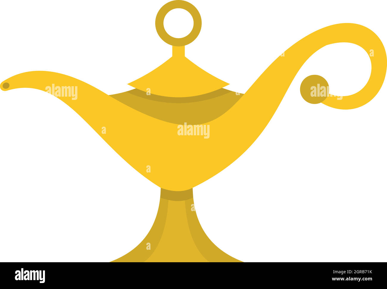 Genie lamp vector illustration -Fotos und -Bildmaterial in hoher ...