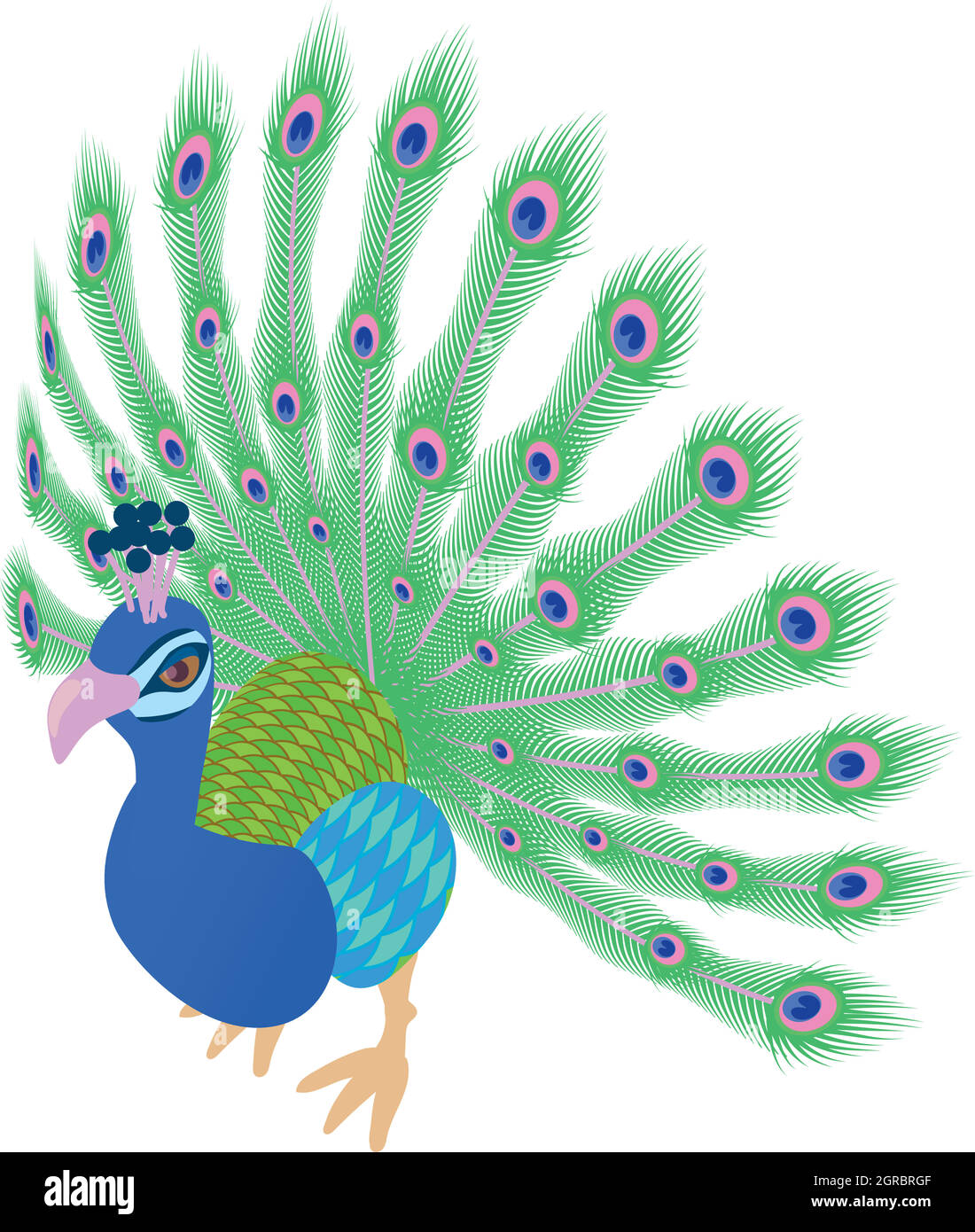 Pfau zeichen -Fotos und -Bildmaterial in hoher Auflösung – Alamy