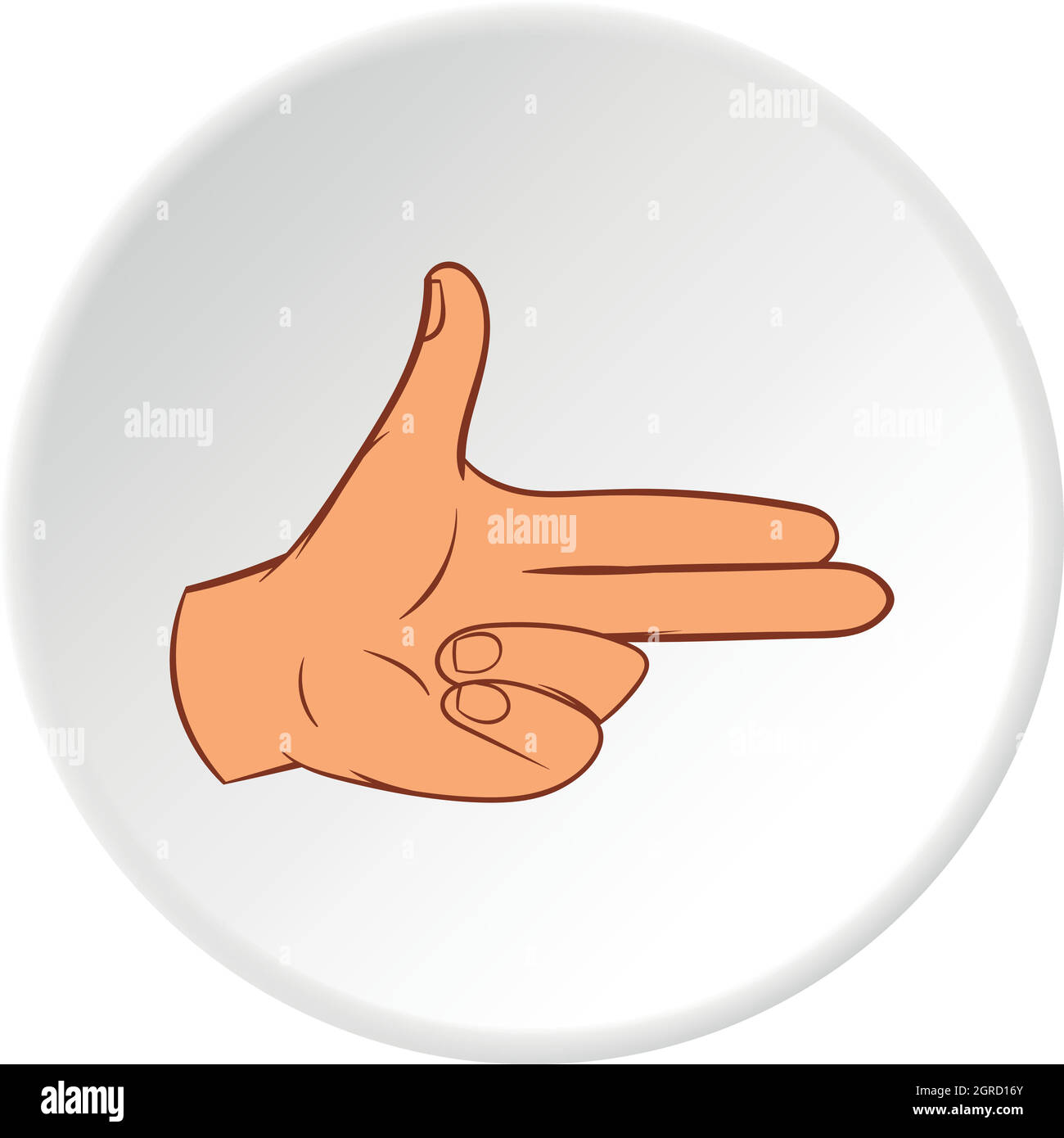 Zeigefinger cartoon Stock-Vektorgrafiken kaufen - Alamy