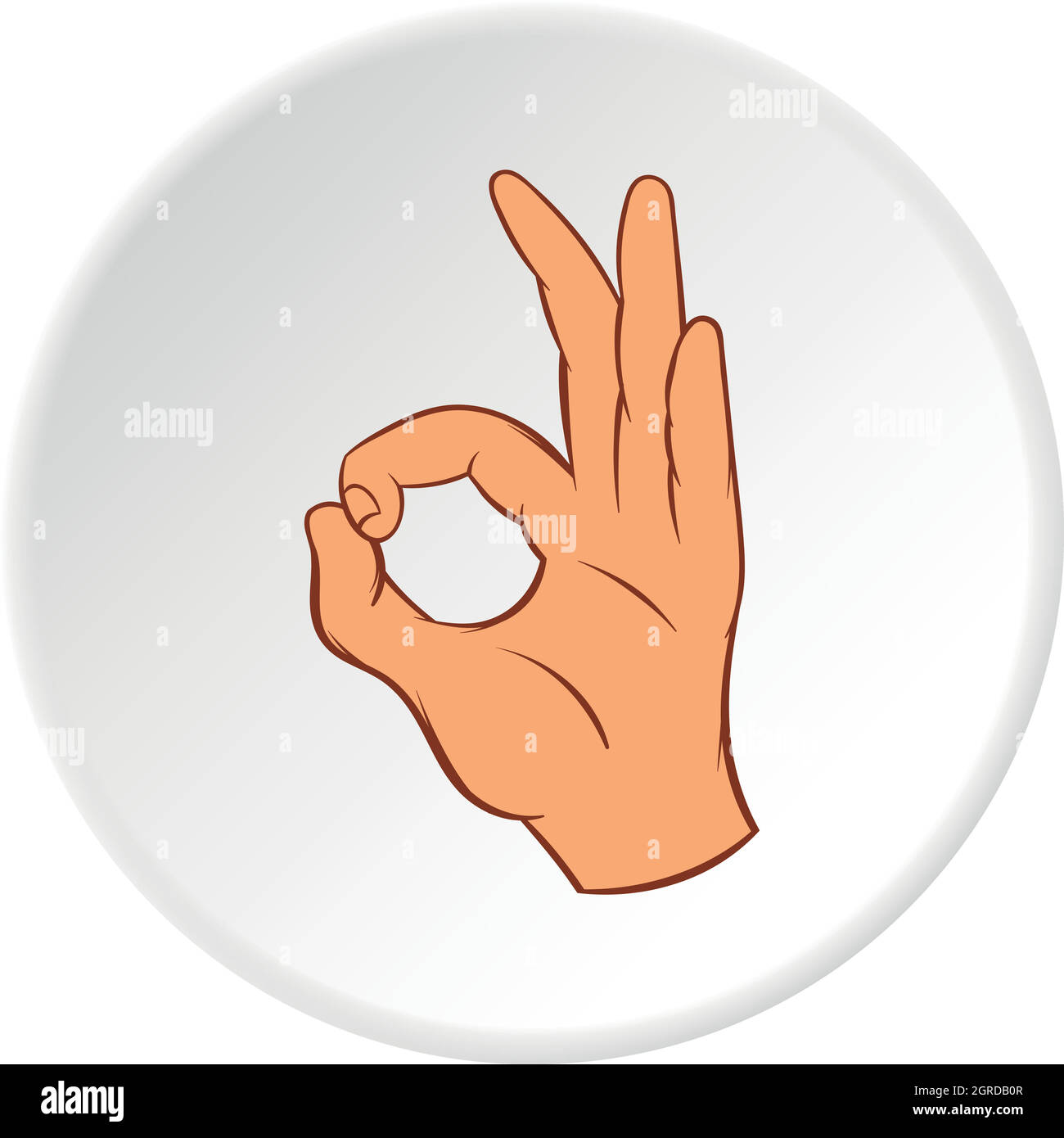 Kreis geste Stock-Vektorgrafiken kaufen - Alamy