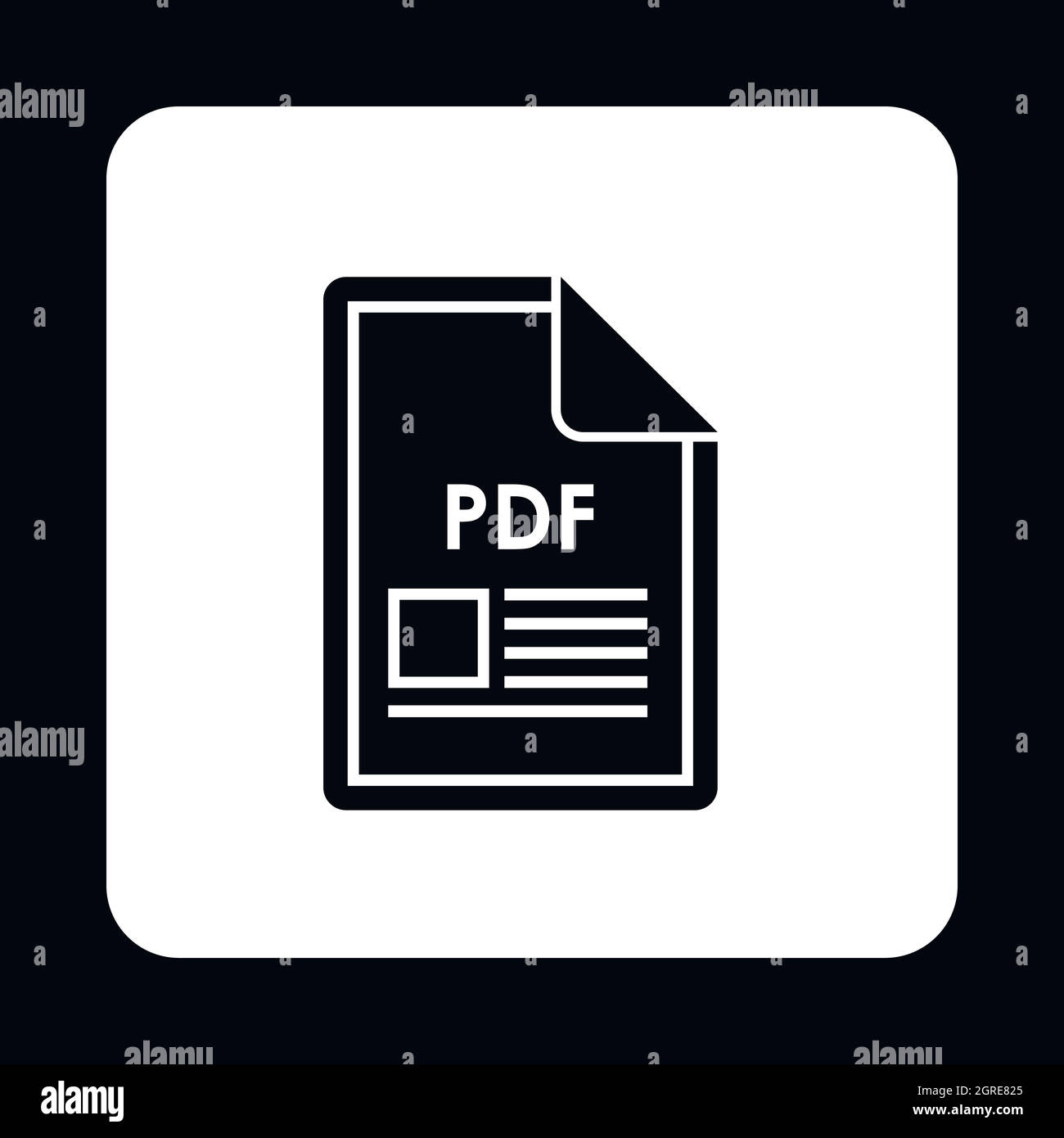 Pdf symbol Stock-Vektorgrafiken kaufen - Alamy