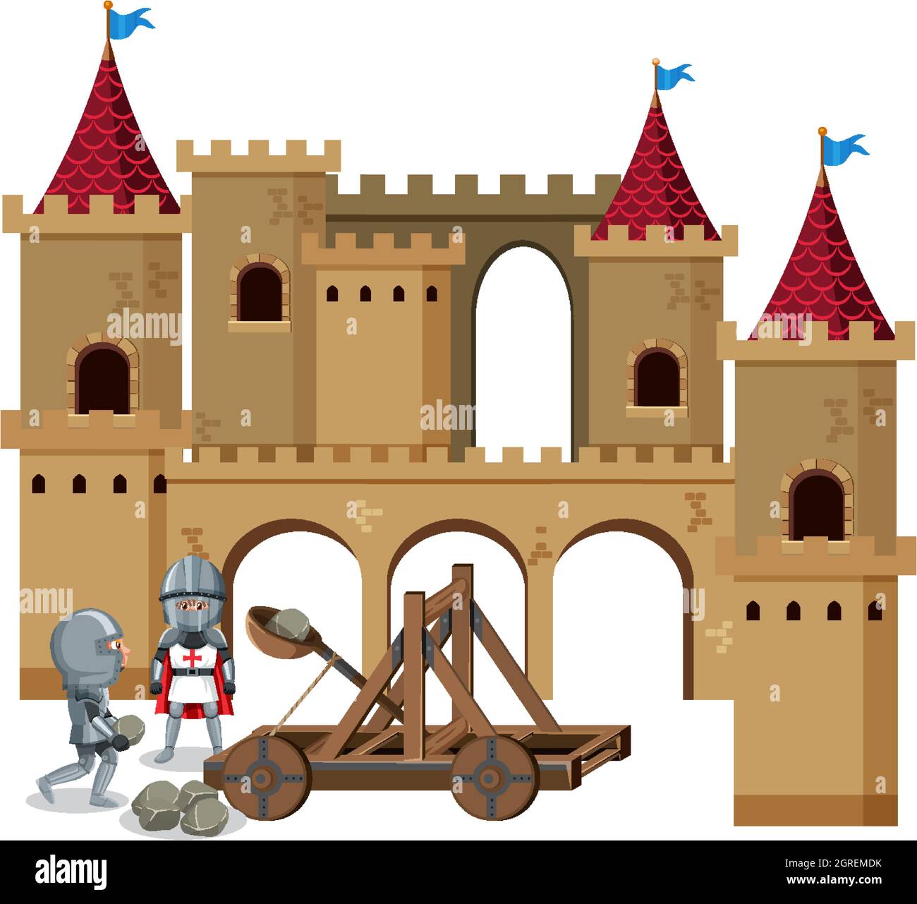 Mittelalterliche kanonen clipart Stock-Vektorgrafiken kaufen - Alamy