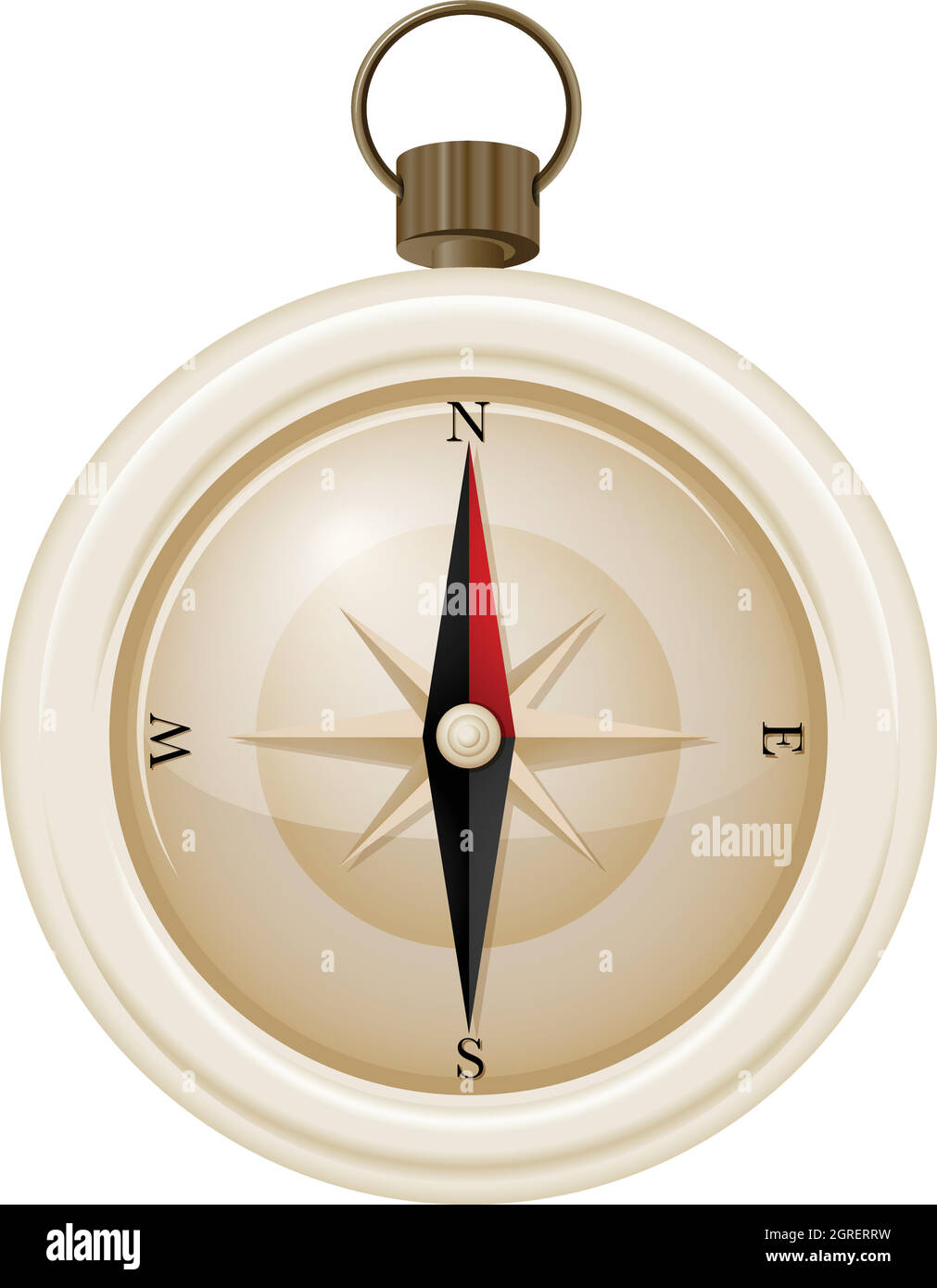 Kompass diagramm Stock-Vektorgrafiken kaufen - Alamy