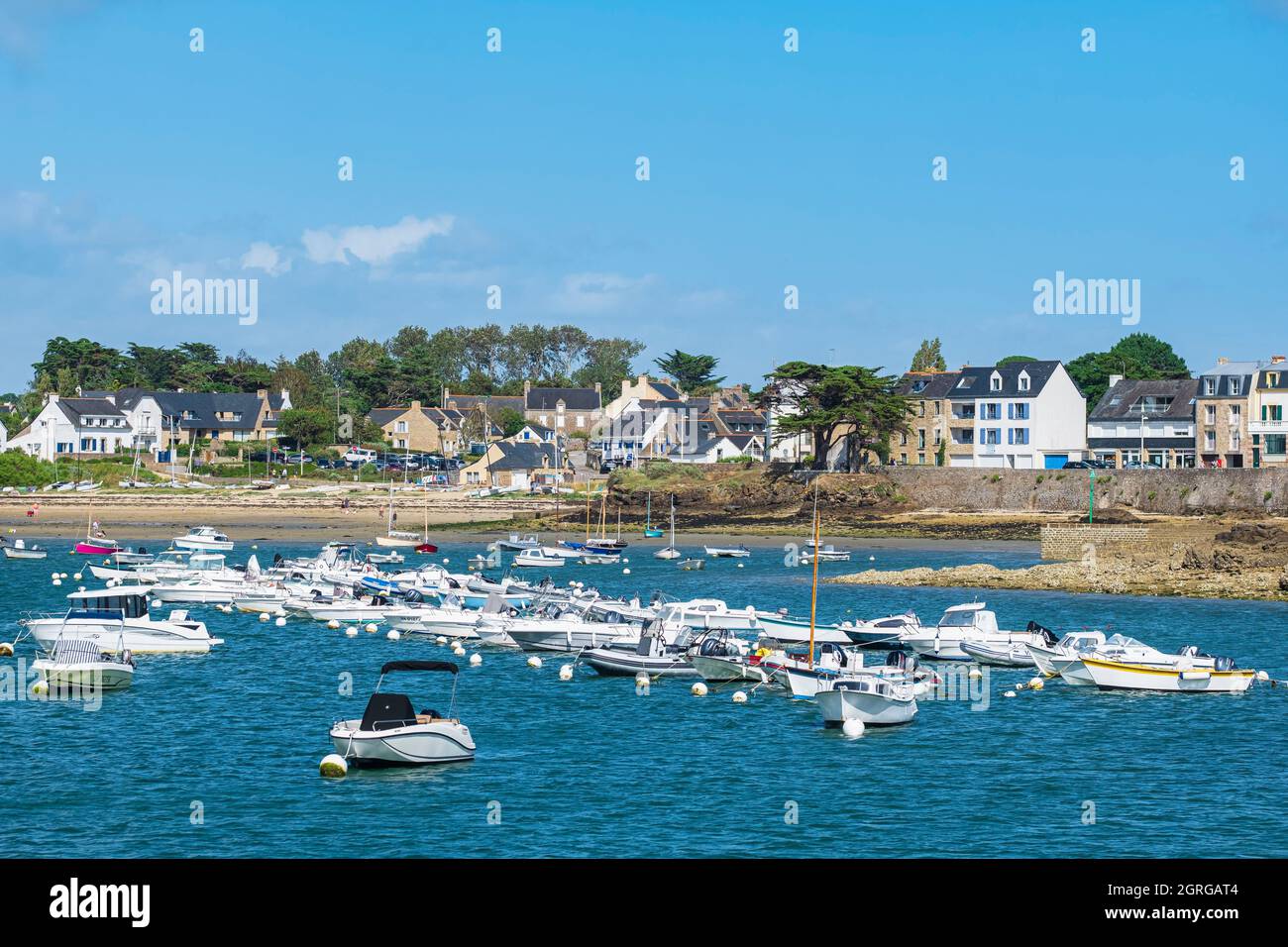 Frankreich, Morbihan, Golf von Morbihan, Halbinsel Rhuys, Arzon, Port ...