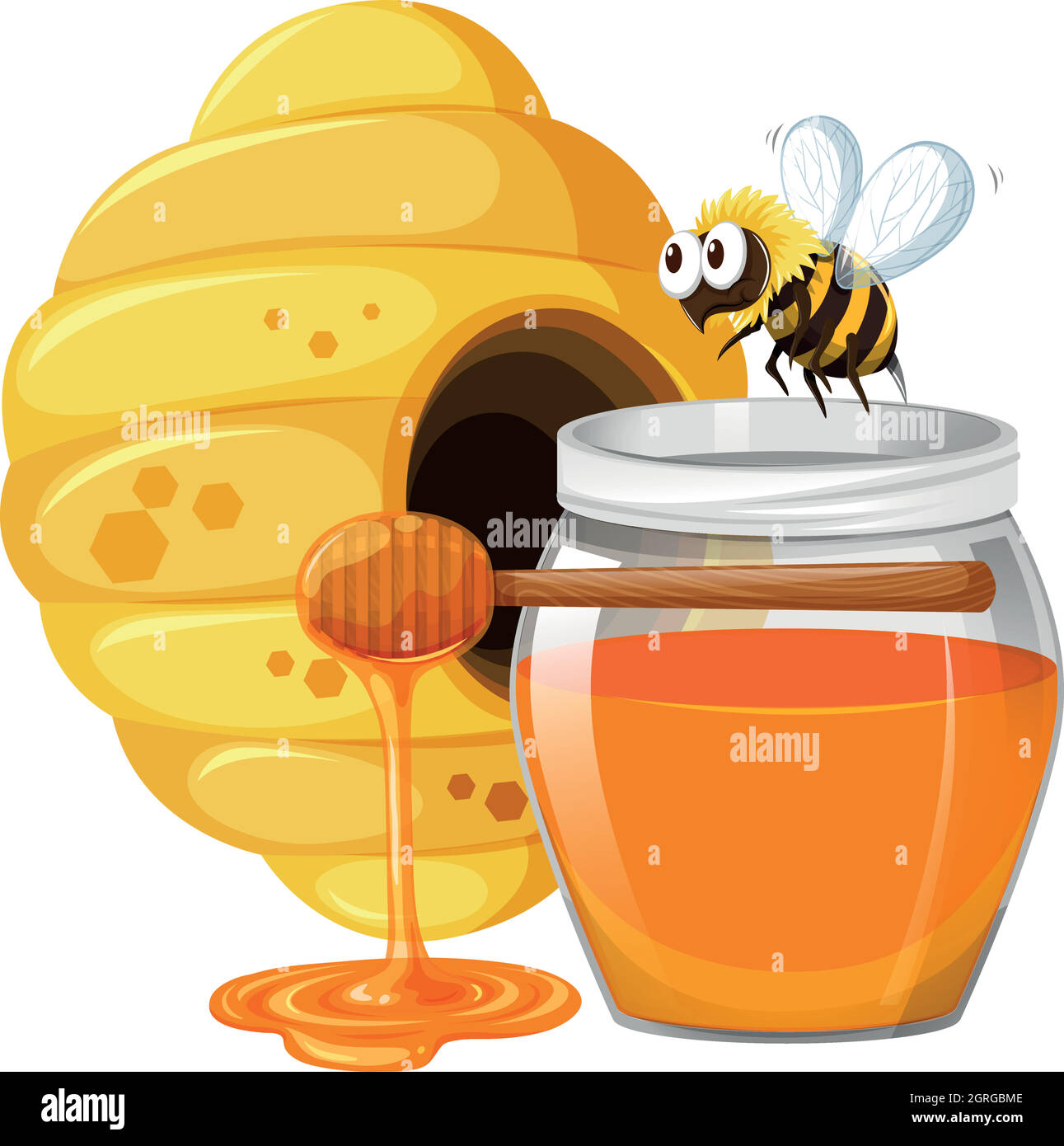 Honigbiene clipart -Fotos und -Bildmaterial in hoher Auflösung – Alamy