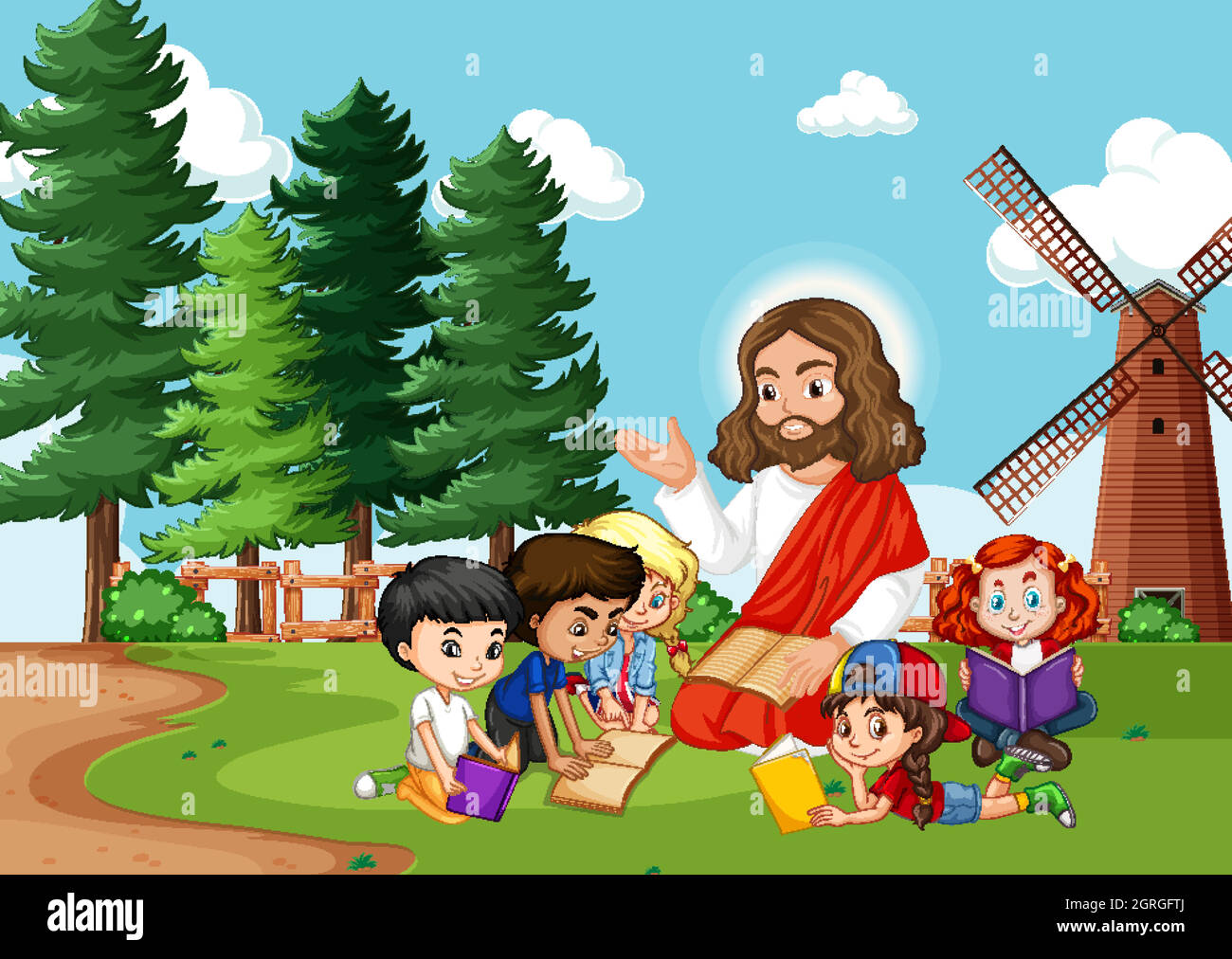 Jesus mit kinder -Fotos und -Bildmaterial in hoher Auflösung – Alamy