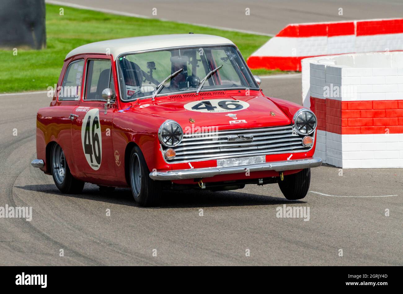 1959 Austin A40 Classic, Oldtimer-Rennwagen, Rennen in der St. Mary’s ...