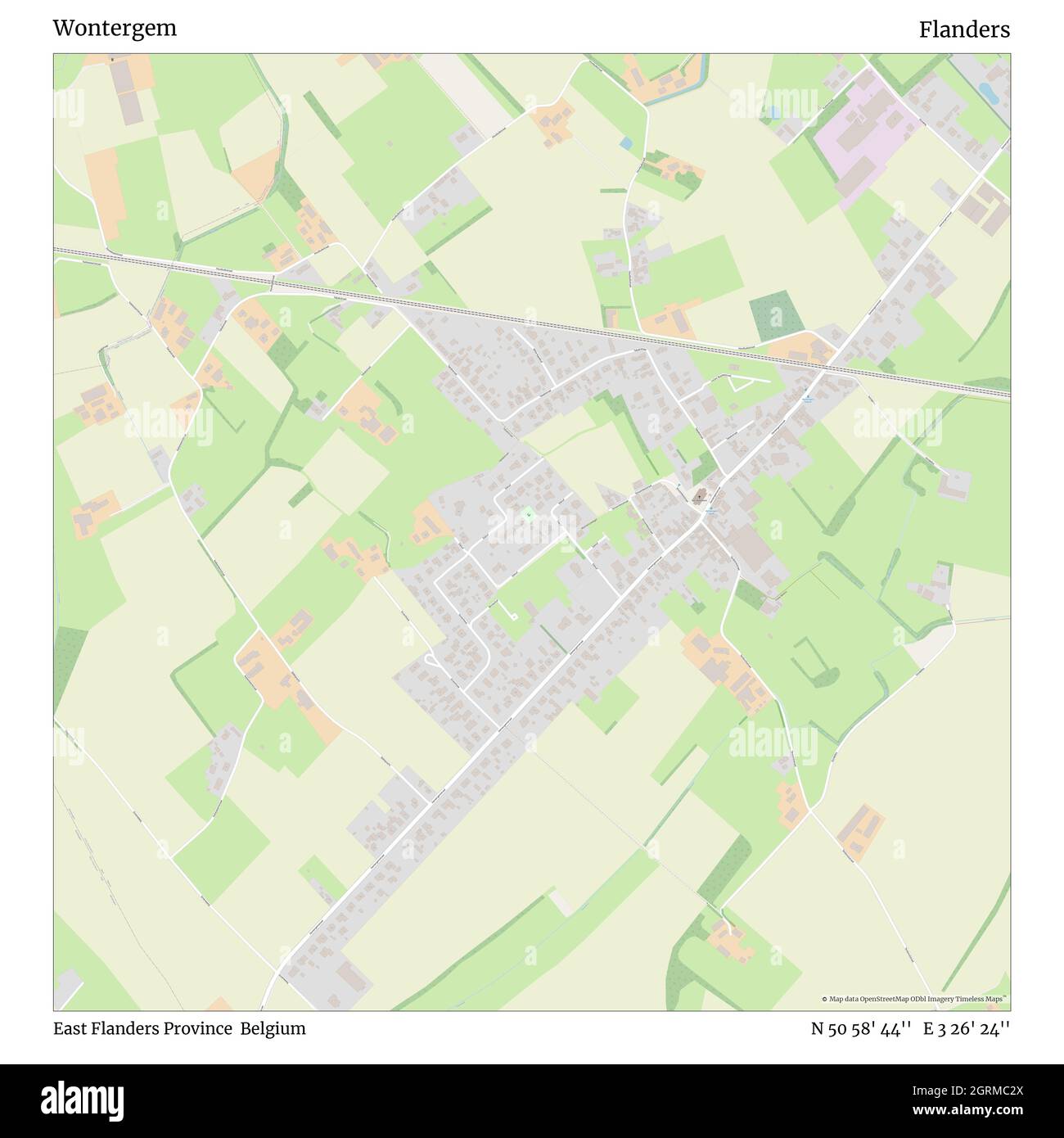 Wontergem, Provinz Ostflandern, Belgien, Flandern, N 50 58' 44'', E 3 ...