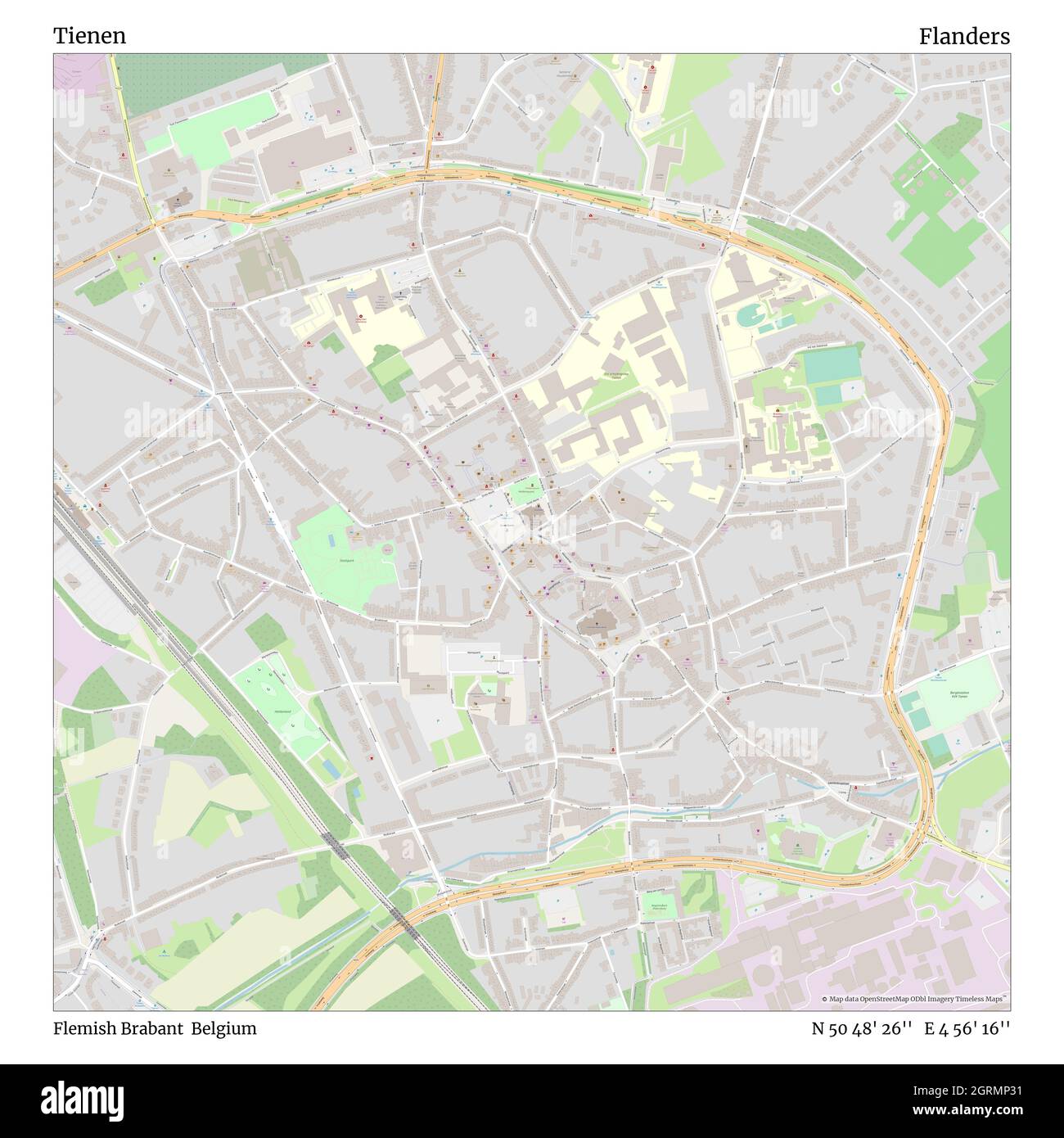 Tienen, Flämisch-Brabant, Belgien, Flandern, N 50 48' 26'', E 4 56' 16 ...