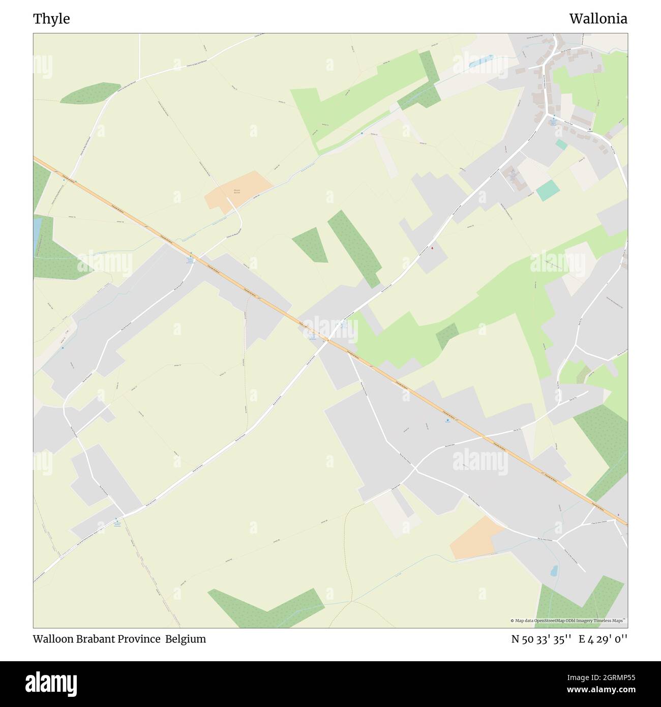Thyle, Provinz Wallonisch-Brabant, Belgien, Wallonien, N 50 33' 35'', E ...