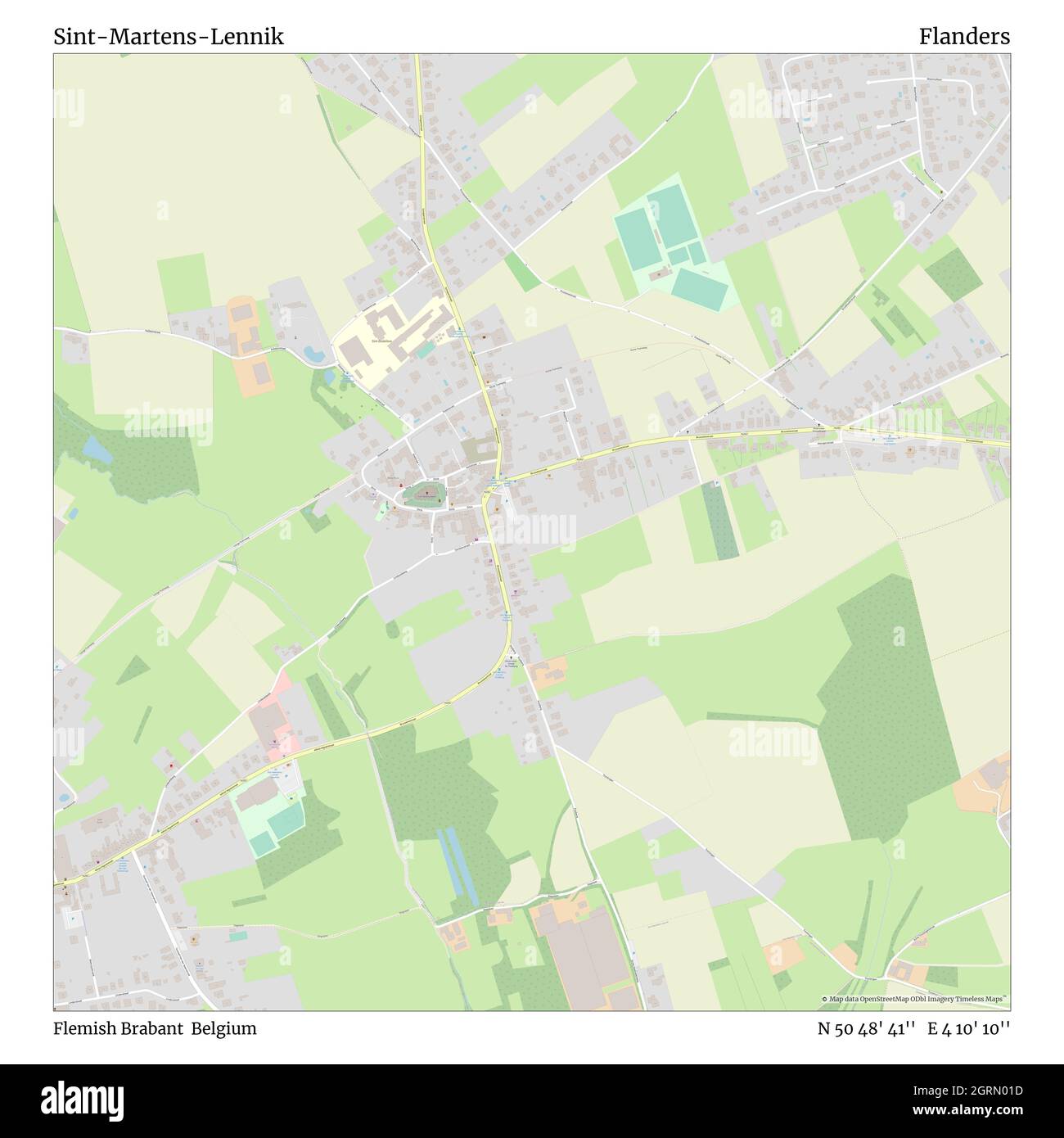 Sint-Martens-Lennik, Flämisch-Brabant, Belgien, Flandern, N 50 48' 41 ...