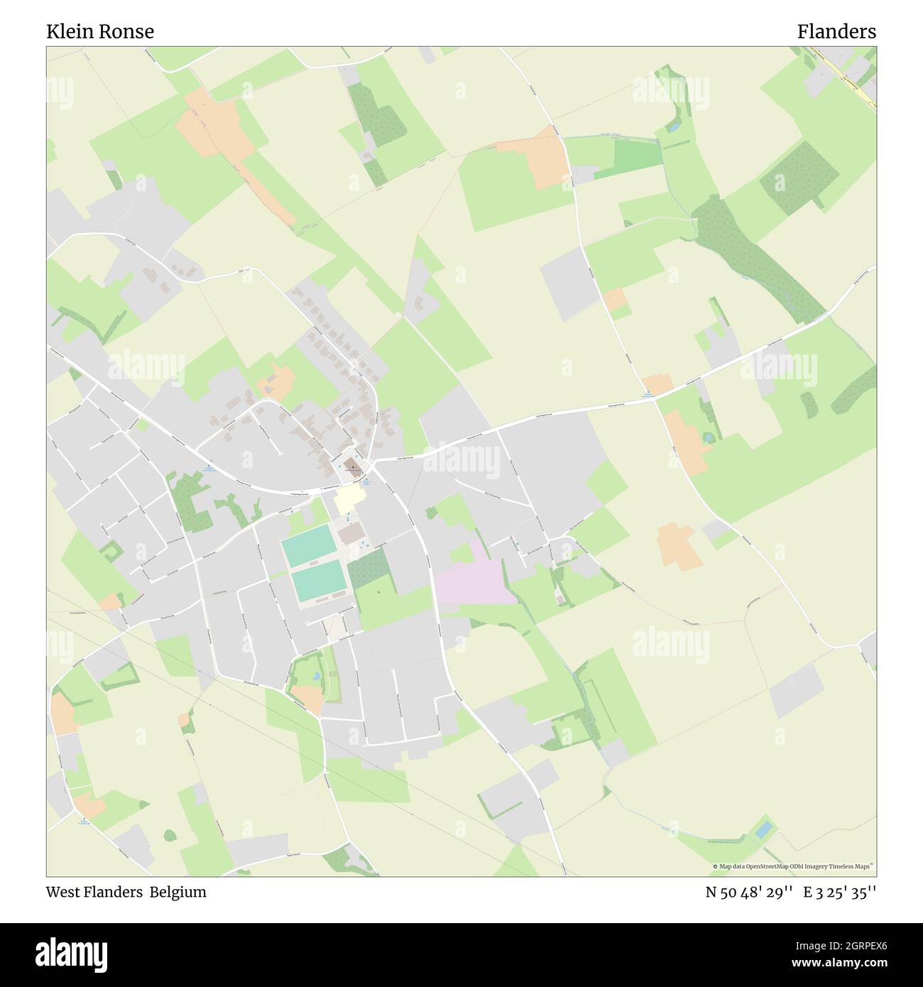 Klein Ronse, Westflandern, Belgien, Flandern, N 50 48' 29'', E 3 25' 35 ...