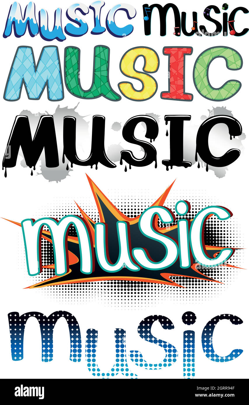Musik logos Stock-Vektorgrafiken kaufen - Alamy