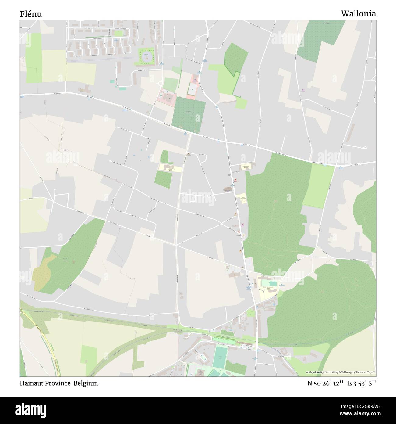 Flénu, Provinz Hennegau, Belgien, Wallonien, N 50 26' 12'', E 3 53' 8 ...
