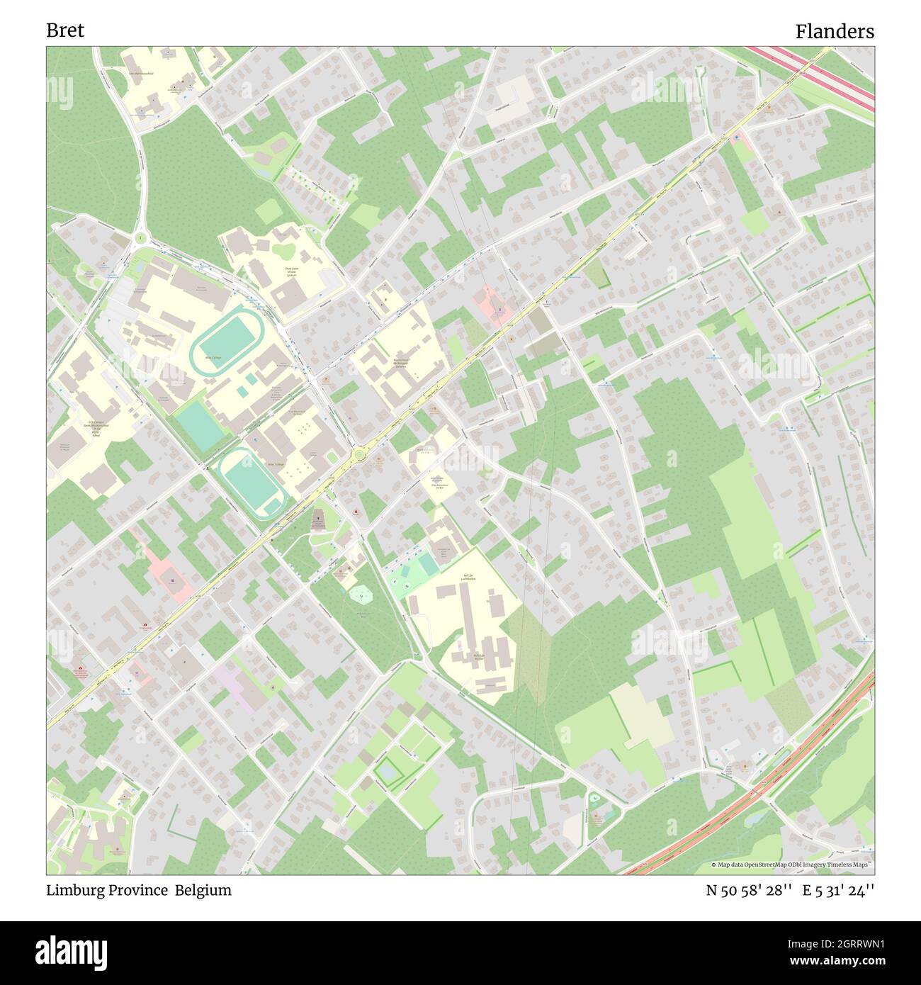 Bret, Provinz Limburg, Belgien, Flandern, N 50 58' 28'', E 5 31' 24 ...