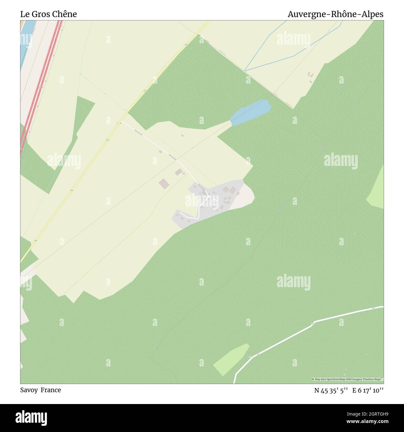Le Gros Chêne, Savoy, France, Auvergne-Rhône-Alpes, N 45 35' 5'', E 6 ...