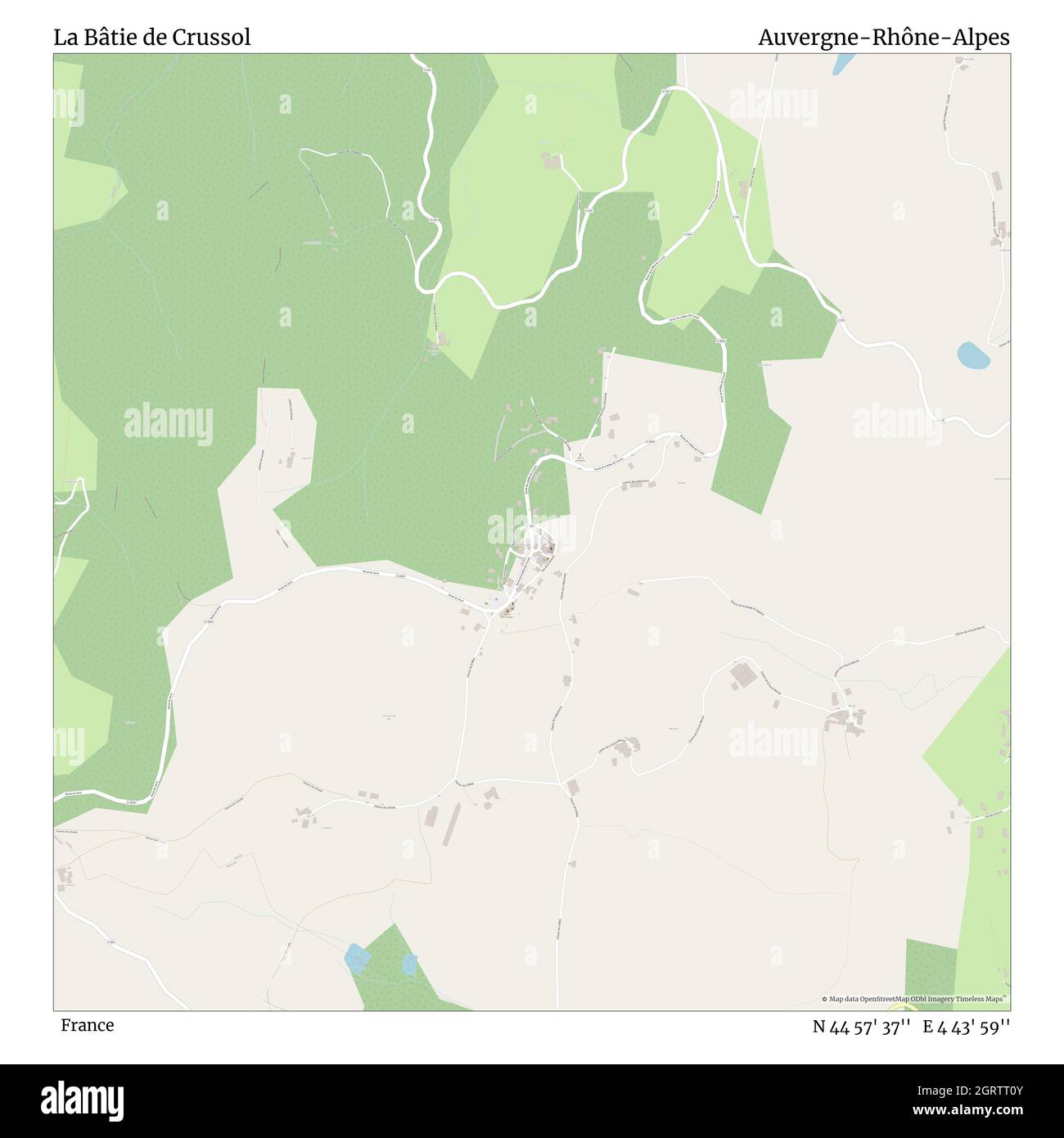 La Bâtie de Crussol, , Frankreich, Auvergne-Rhône-Alpes, N 44 57' 37 ...