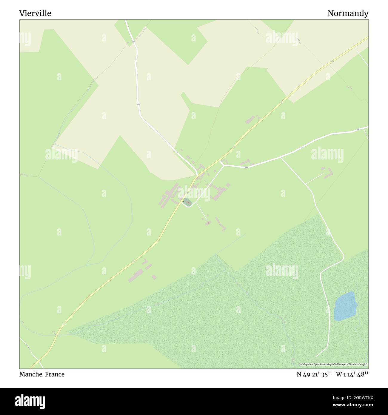Vierville, Manche, Frankreich, Normandie, N 49 21' 35'', W 1 14' 48 ...