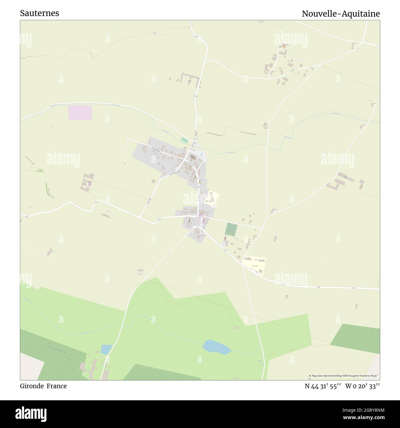 Sauternes, Gironde, Frankreich, Nouvelle-Aquitaine, N 44 31' 55'', W 0 ...