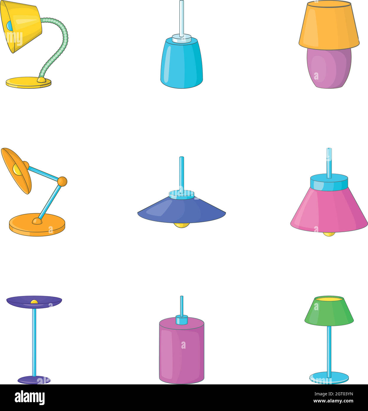 Lampe cartoon -Fotos und -Bildmaterial in hoher Auflösung – Alamy