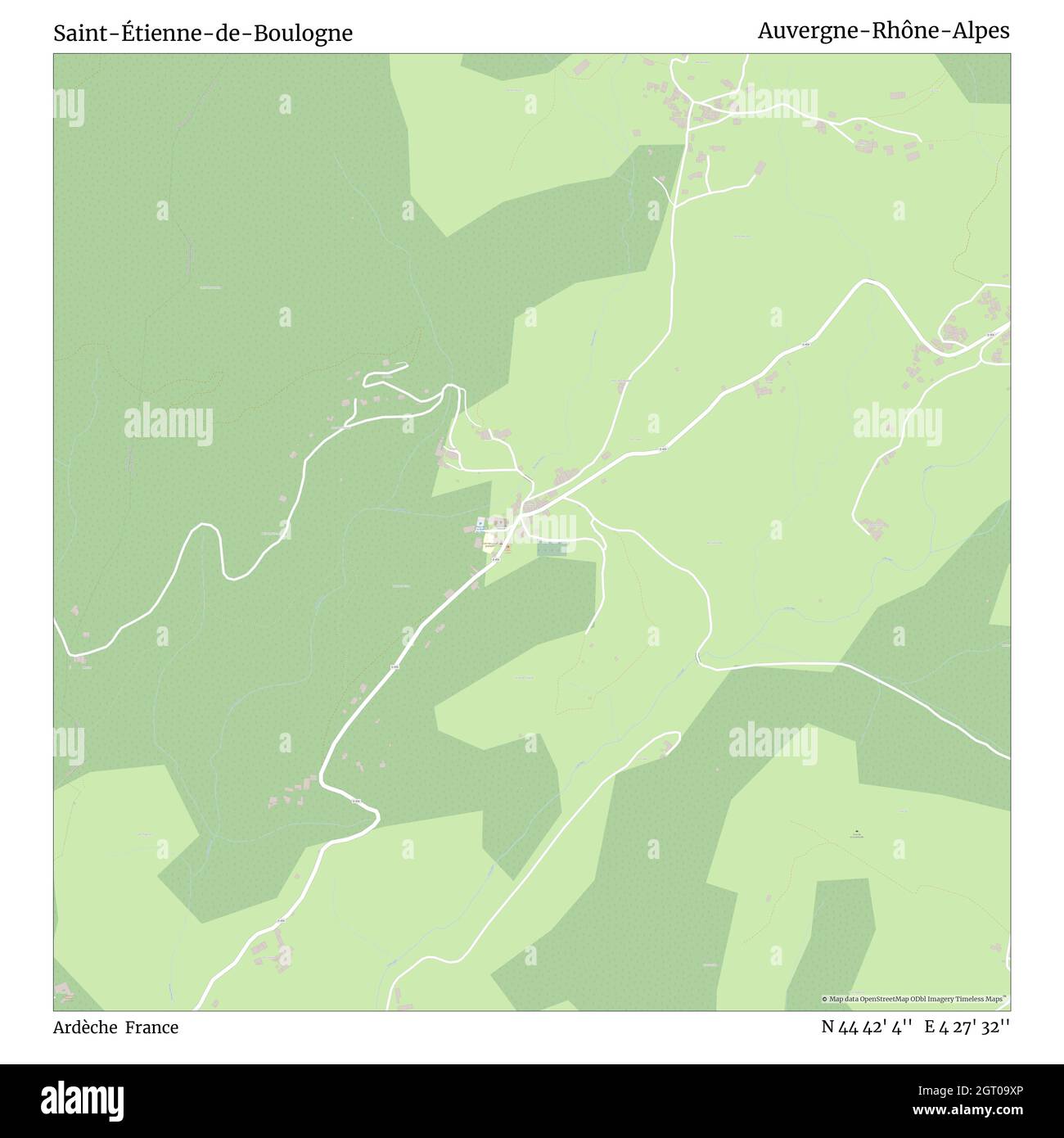 Saint-Étienne-de-Boulogne, Ardèche, Frankreich, Auvergne-Rhône-Alpes, N ...