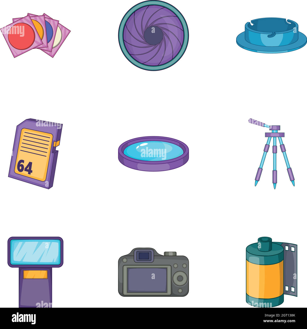 Studio symbole Stock-Vektorgrafiken kaufen - Alamy