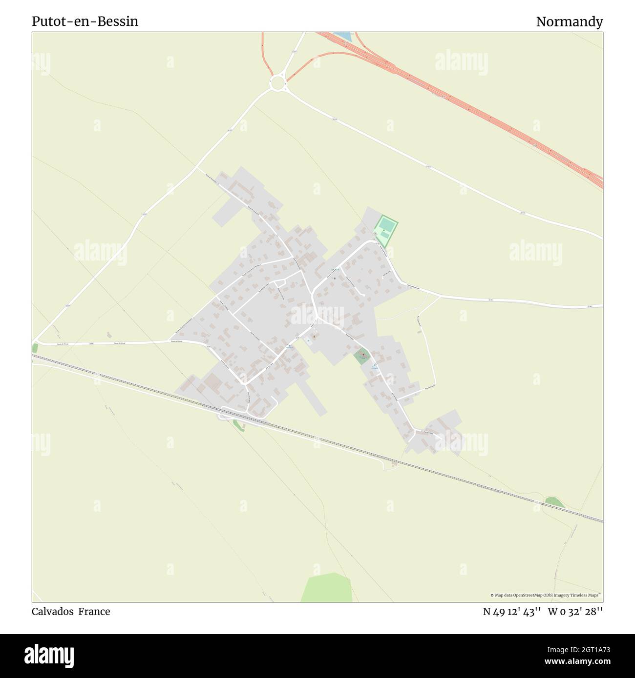 Putot-en-Bessin, Calvados, Frankreich, Normandie, N 49 12' 43'', W 0 32 ...