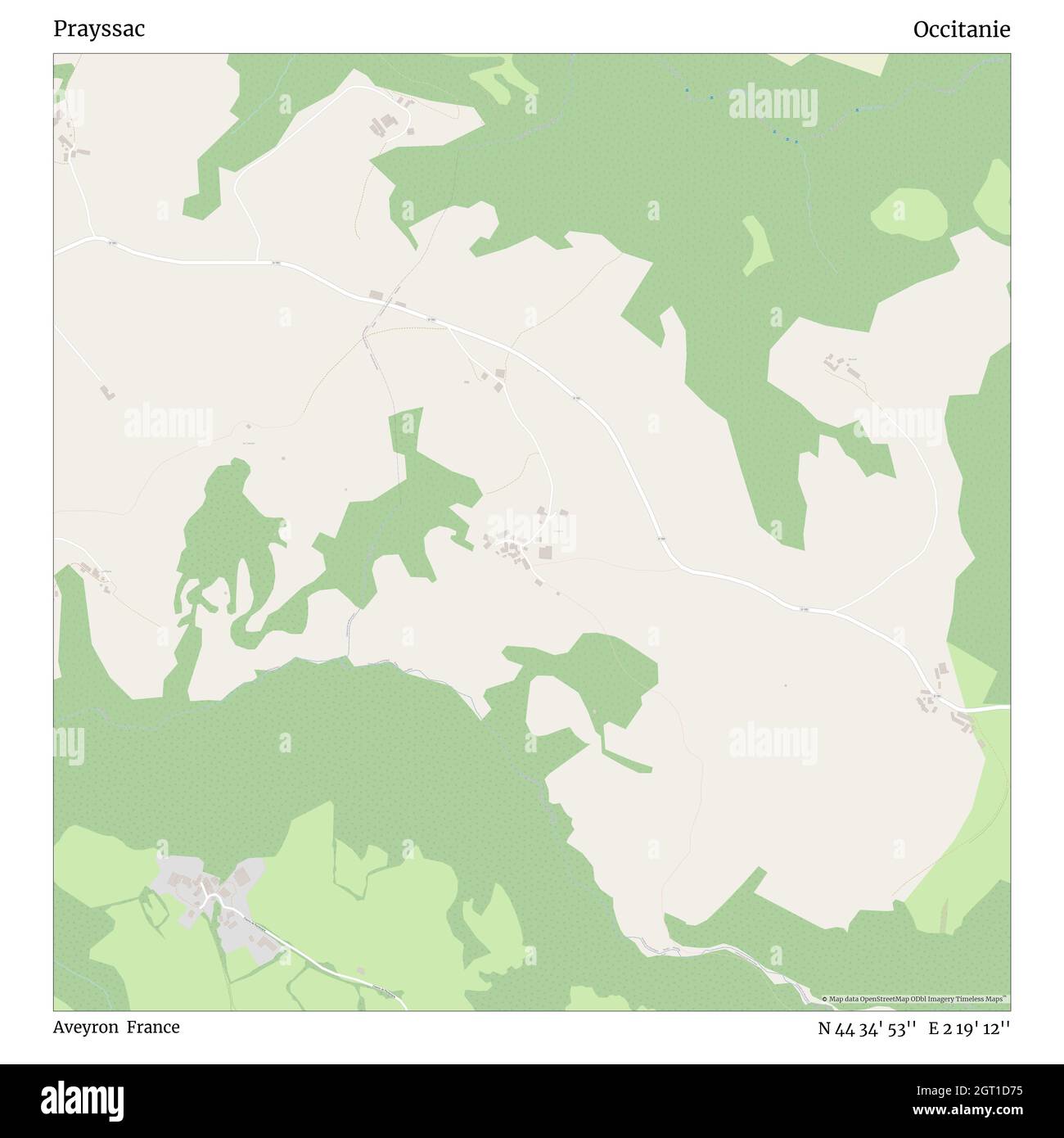 Prayssac, Aveyron, Frankreich, Ockitanie, N 44 34' 53'', E 2 19' 12 ...