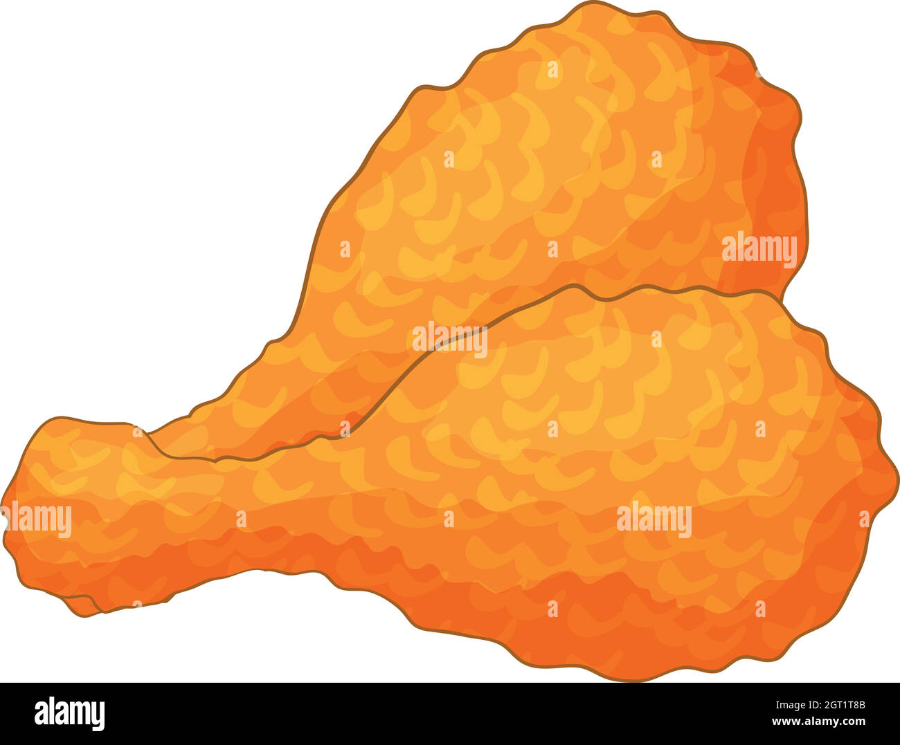 Chicken leg cartoon Stock-Vektorgrafiken kaufen - Alamy