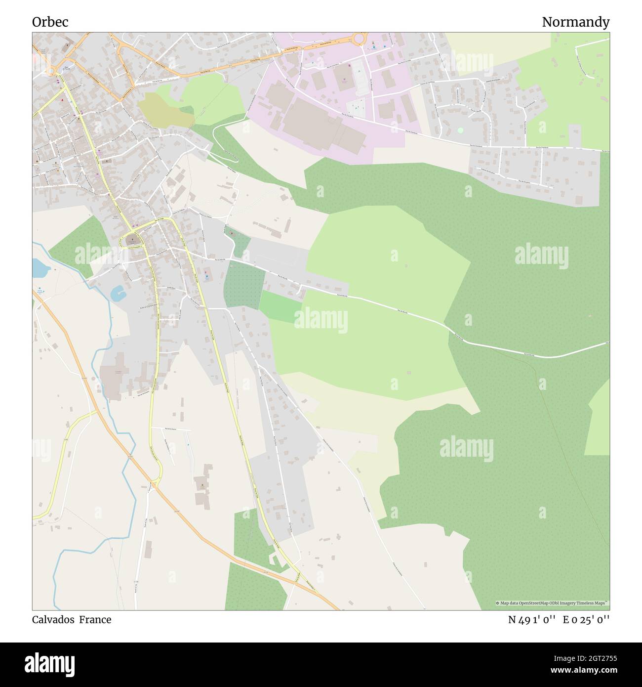 Orbec, Calvados, Frankreich, Normandie, N 49 1' 0'', E 0 25' 0'', map ...