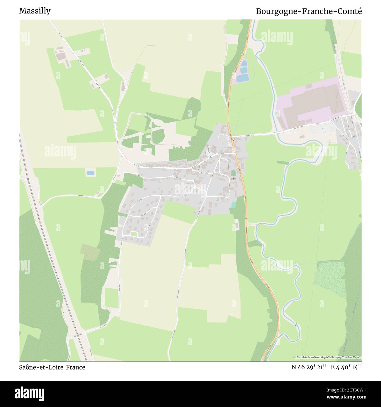 Massilly, Saône-et-Loire, Frankreich, Bourgogne-Franche-Comté, N 46 29 ...
