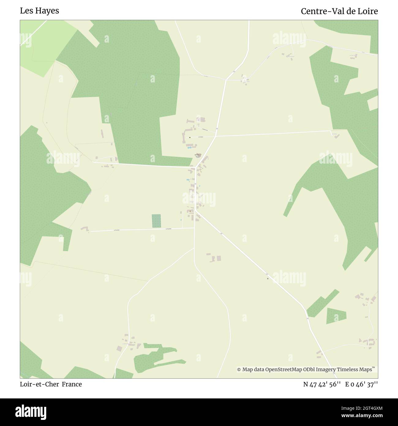 Les Hayes, Loir-et-Cher, Frankreich, Centre-Val de Loire, N 47 42' 56 ...