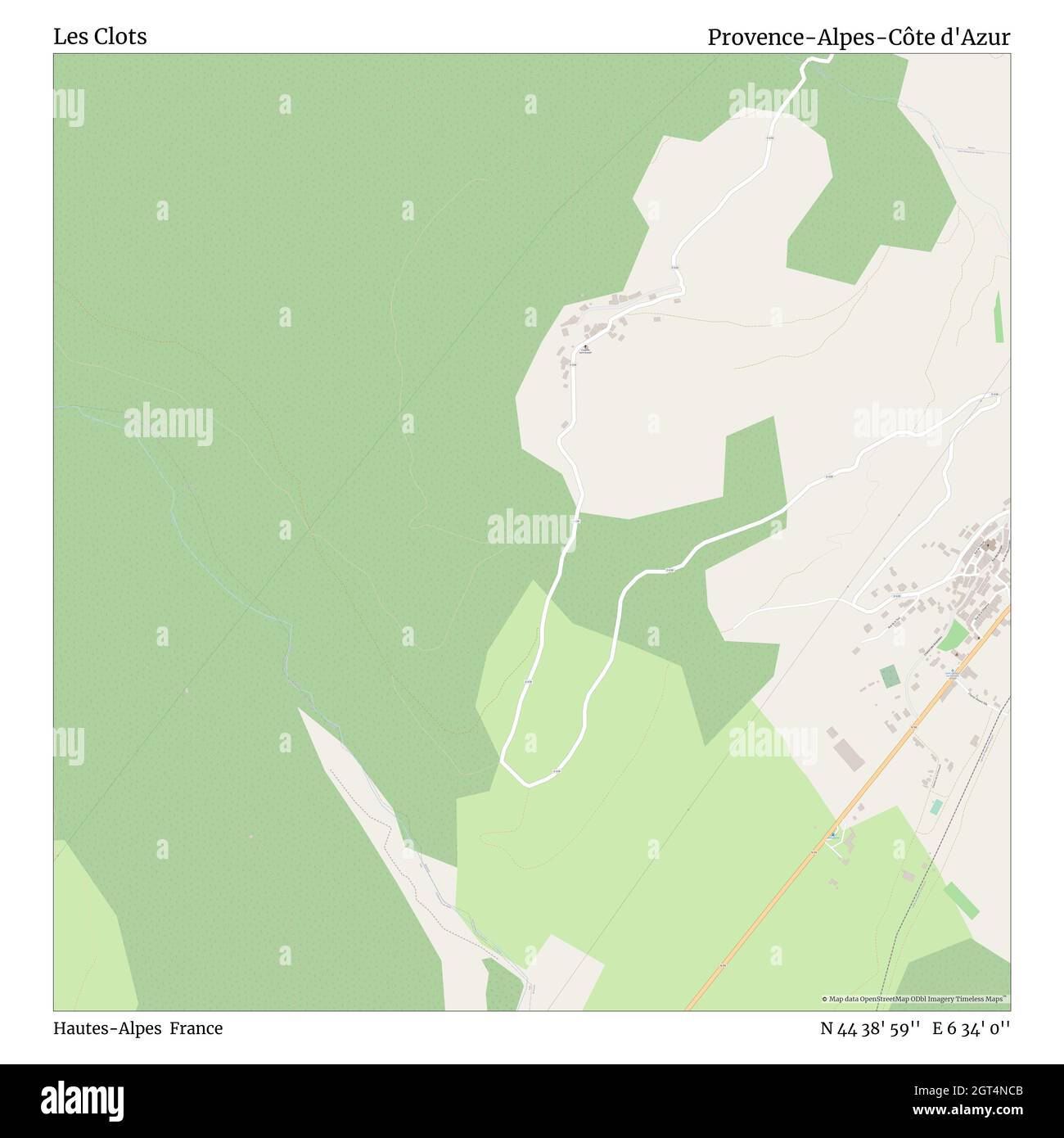 Les Clots, Hautes-Alpes, Frankreich, Provence-Alpes-Côte d'Azur, N 44 ...