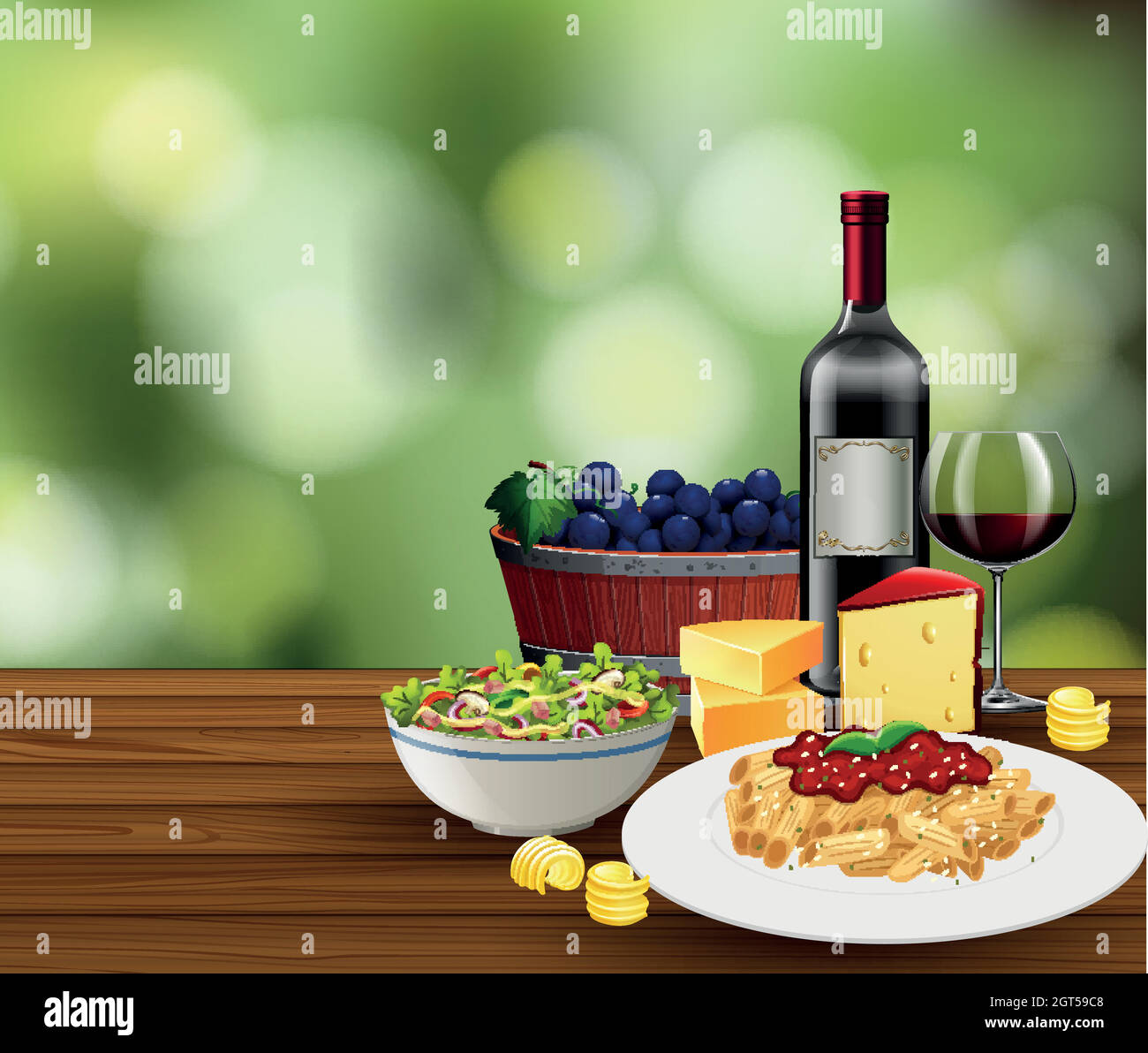 Mahlzeit sollte Stock-Vektorgrafiken kaufen - Alamy