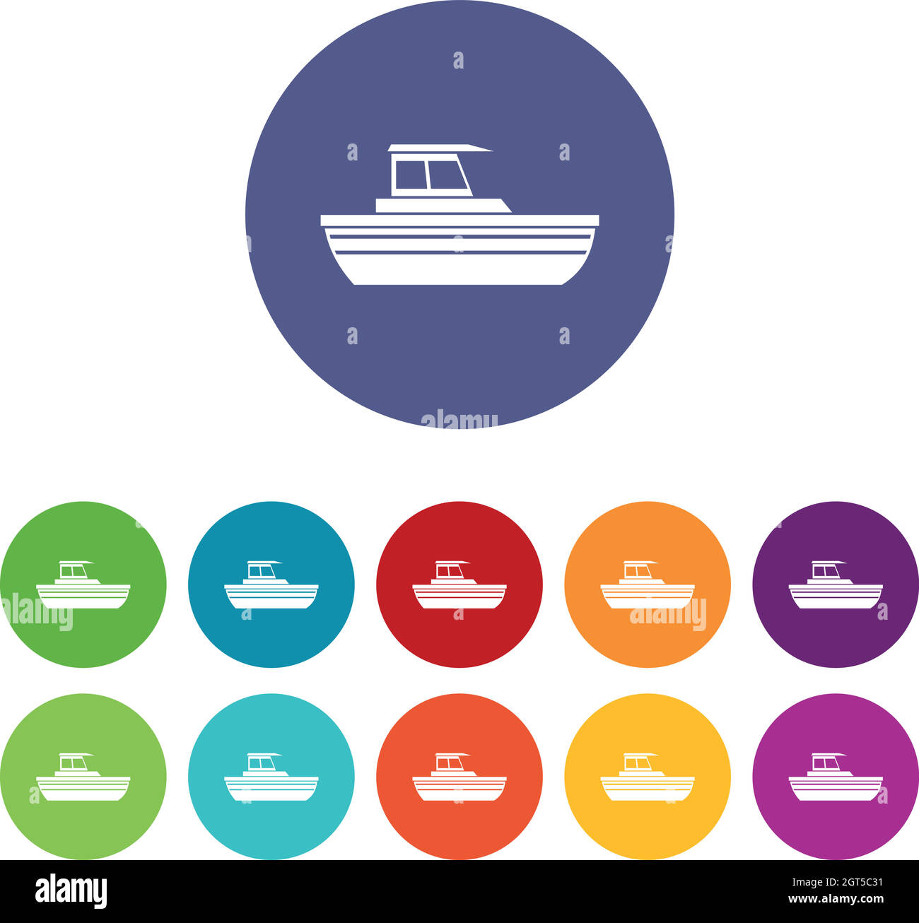 Motorboot schiff Stock-Vektorgrafiken kaufen - Alamy