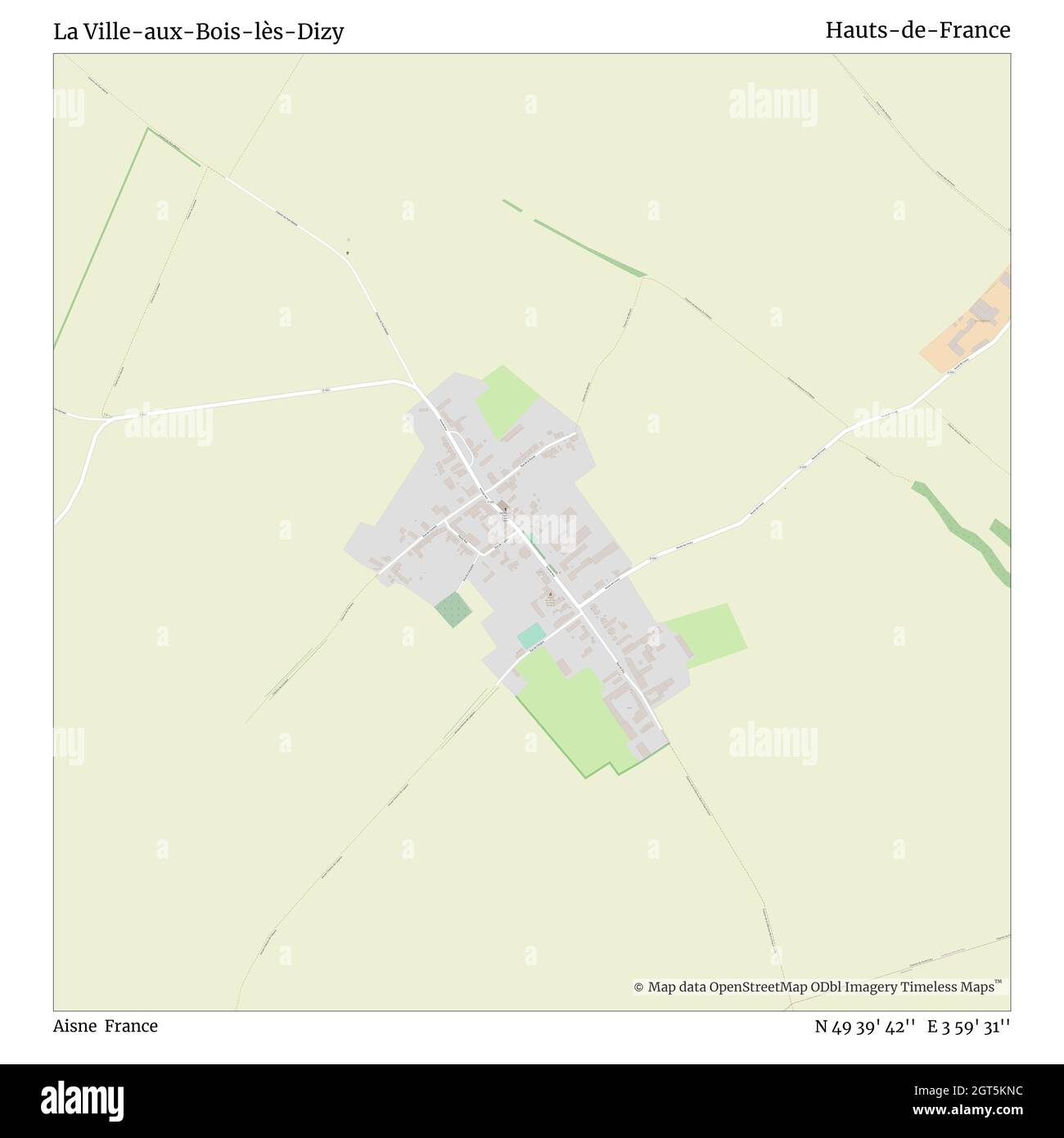 La Ville-aux-Bois-lès-Dizy, Aisne, France, Hauts-de-France, N 49 39' 42 ...