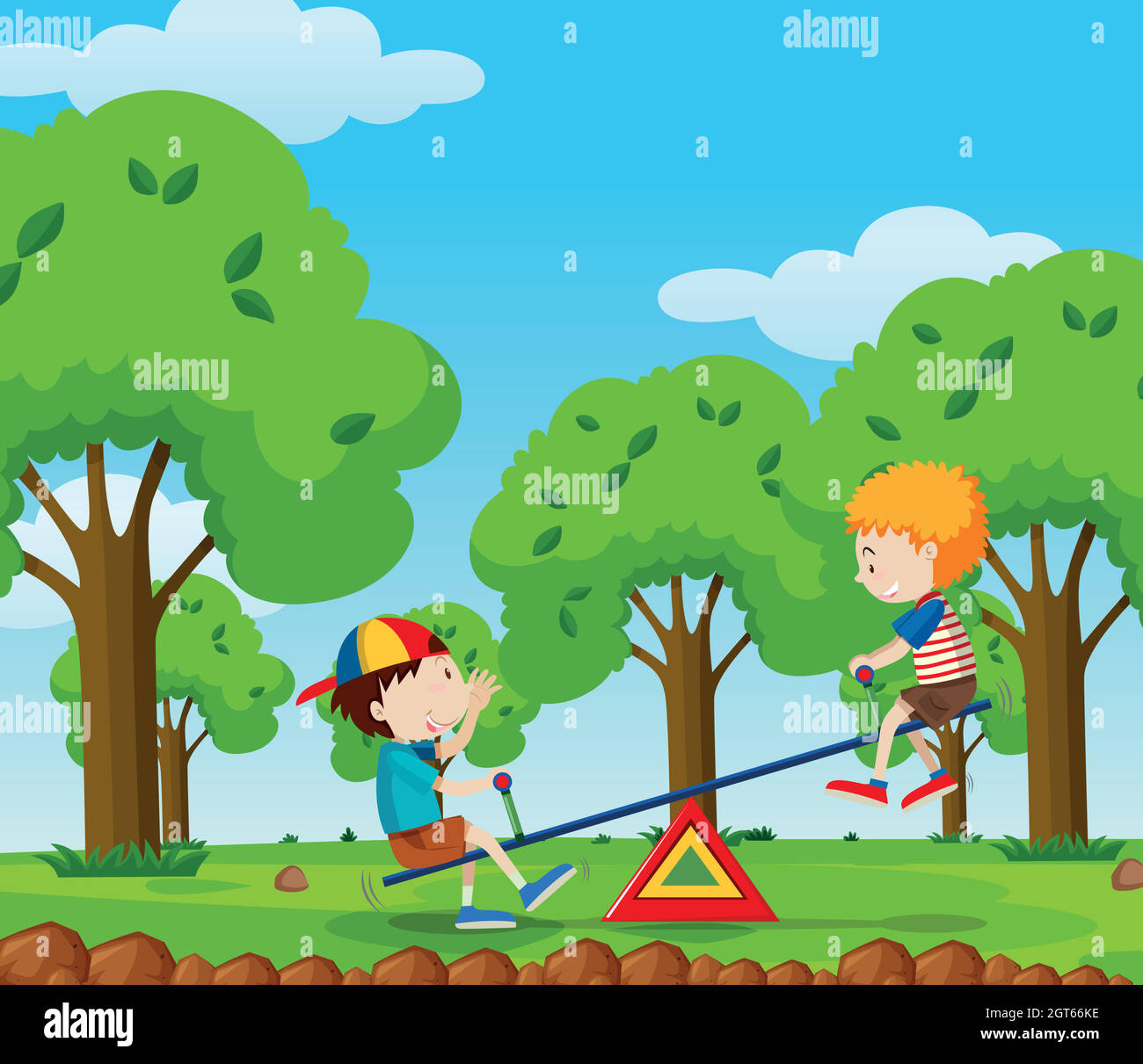 Baum wippe Stock-Vektorgrafiken kaufen - Alamy