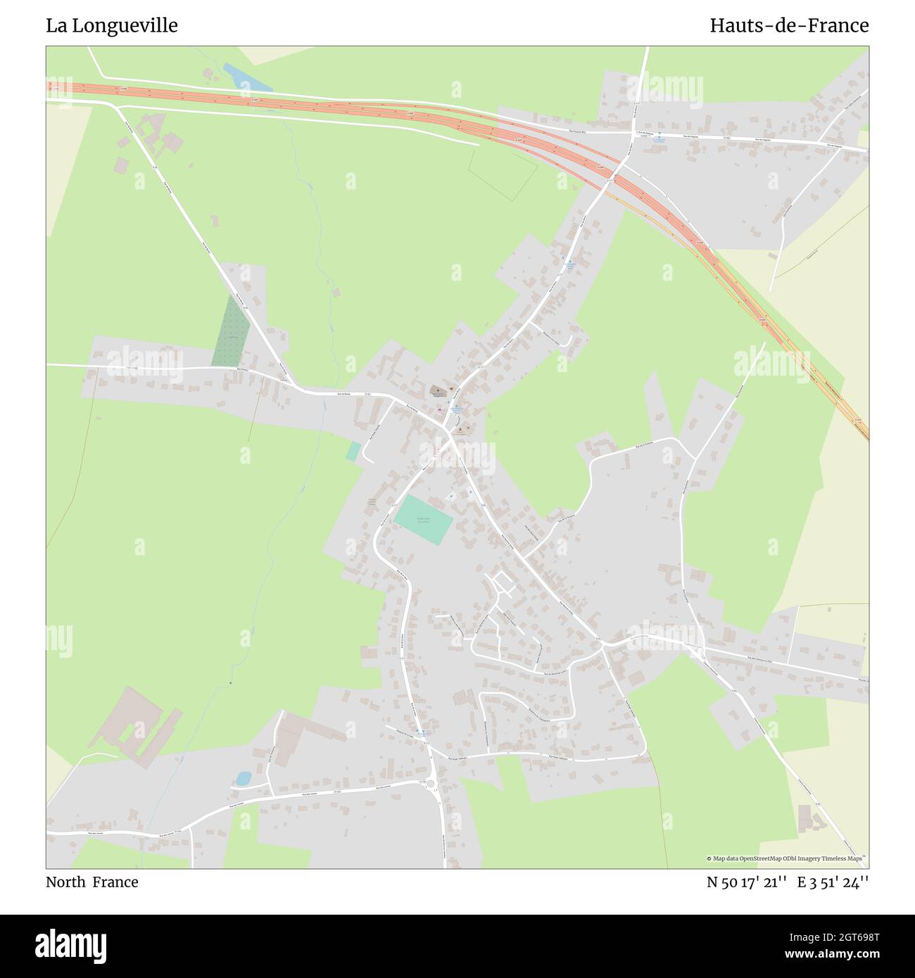 La Longueville, Nord, Frankreich, Hauts-de-France, N 50 17' 21'', E 3 ...