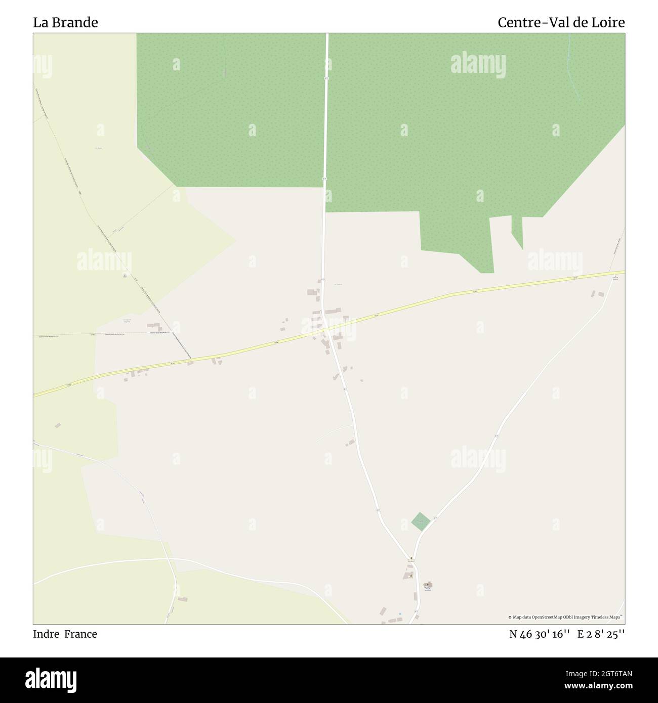 La Brande, Indre, Frankreich, Centre-Val de Loire, N 46 30' 16'', E 2 8 ...