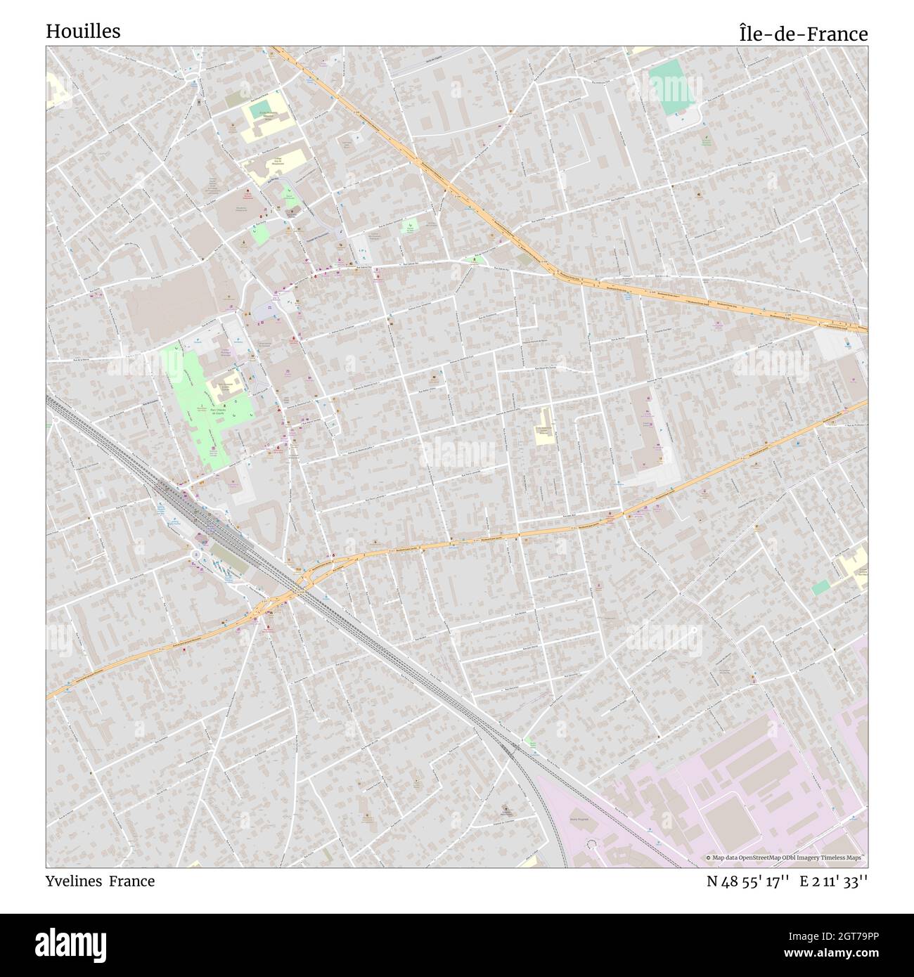 Houilles, Yvelines, Frankreich, Île-de-France, N 48 55' 17'', E 2 11 ...