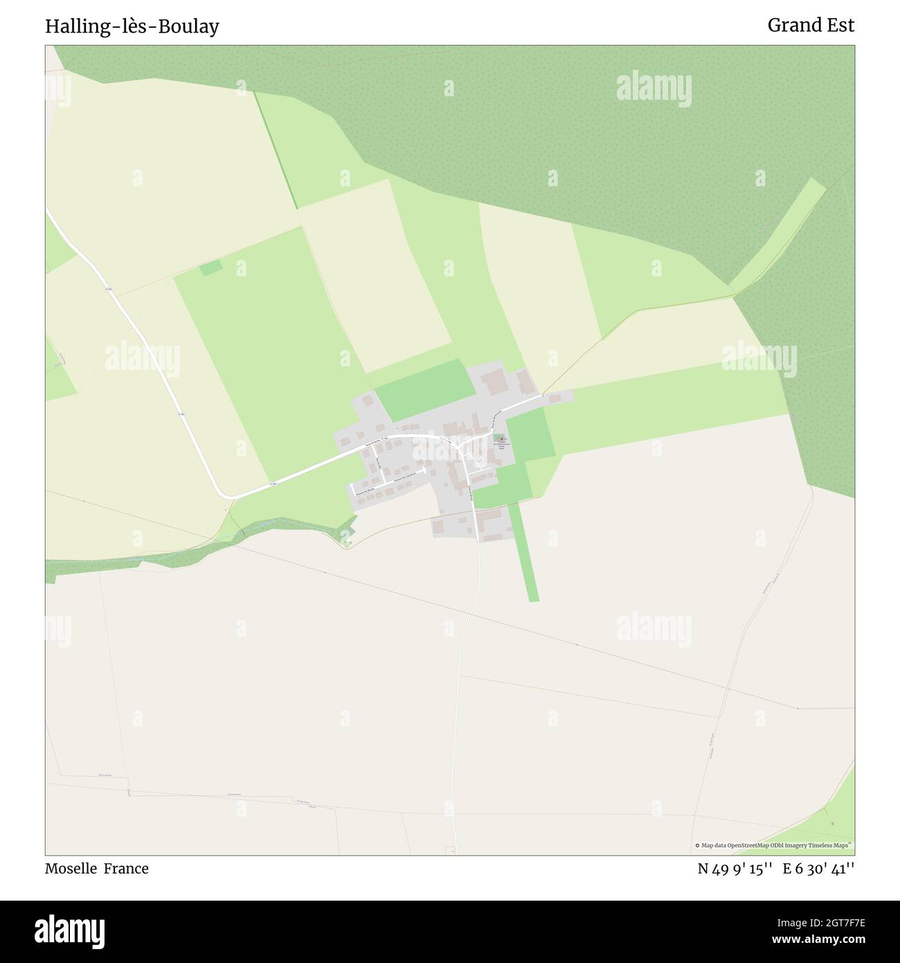 Halling-lès-Boulay, Moselle, Frankreich, Grand Est, N 49 9' 15'', E 6 ...