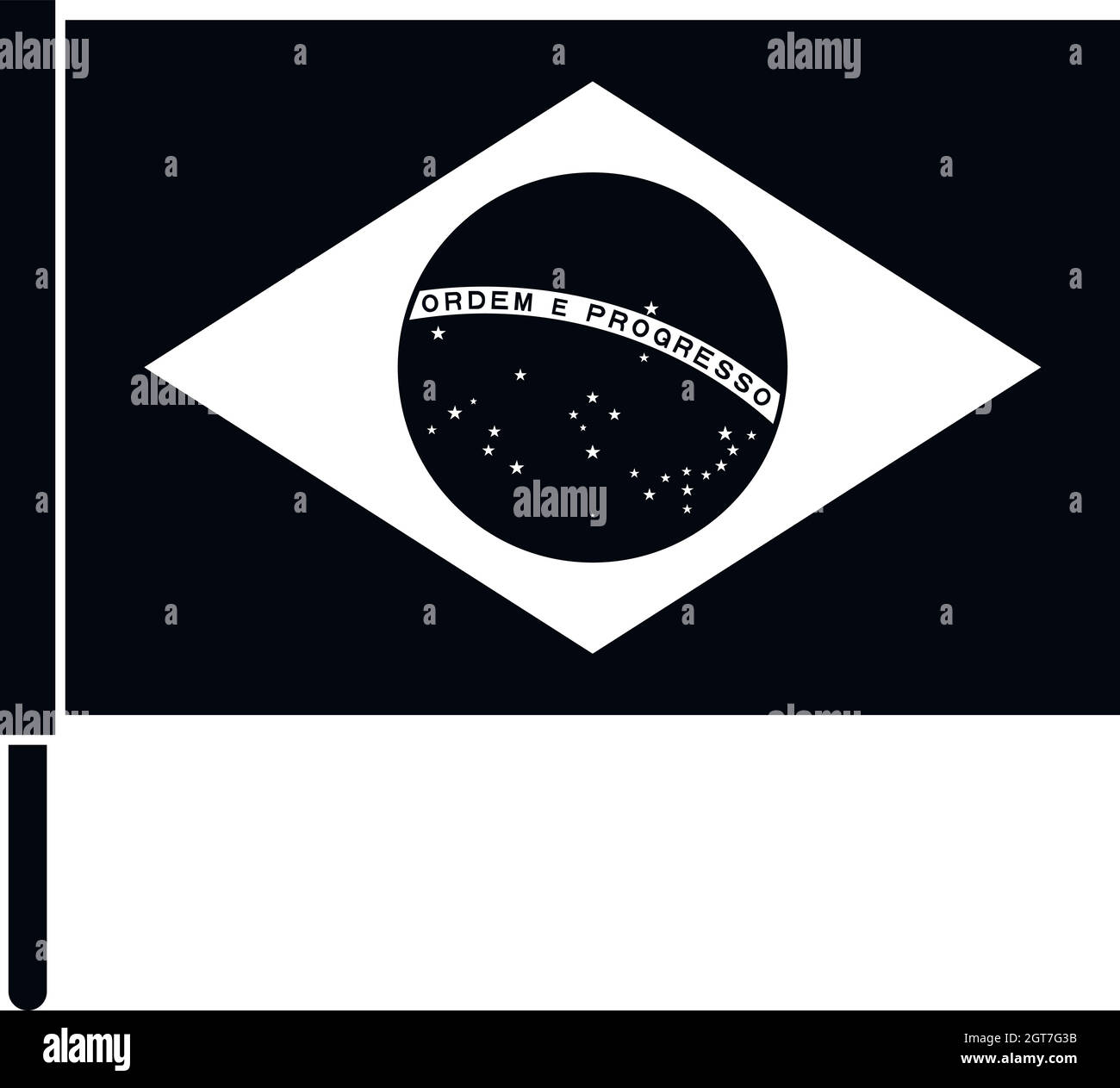 Brasilien Flaggensymbol Stock-Vektorgrafiken kaufen - Alamy