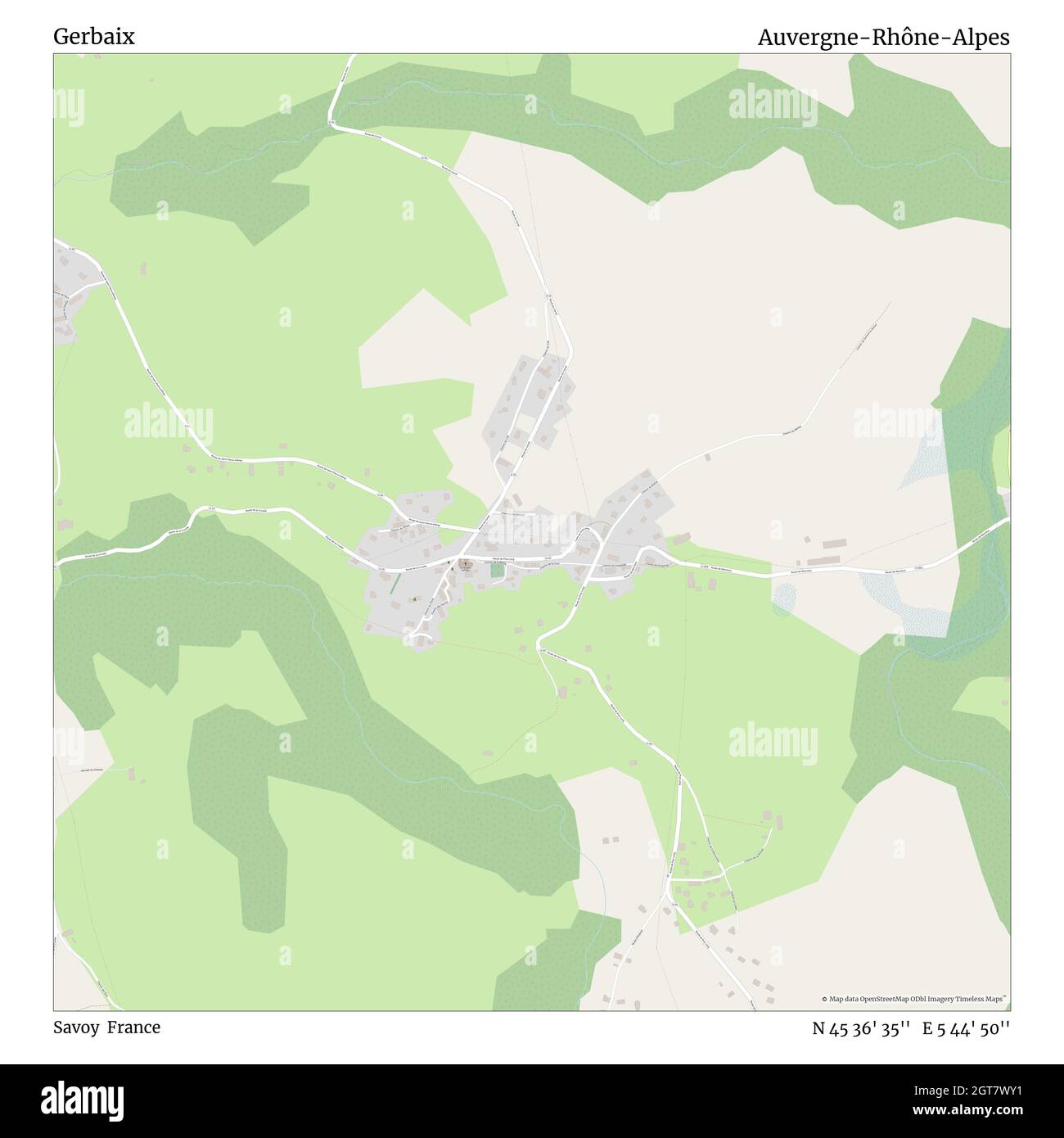 Gerbaix, Savoy, France, Auvergne-Rhône-Alpes, N 45 36' 35'', E 5 44' 50 ...