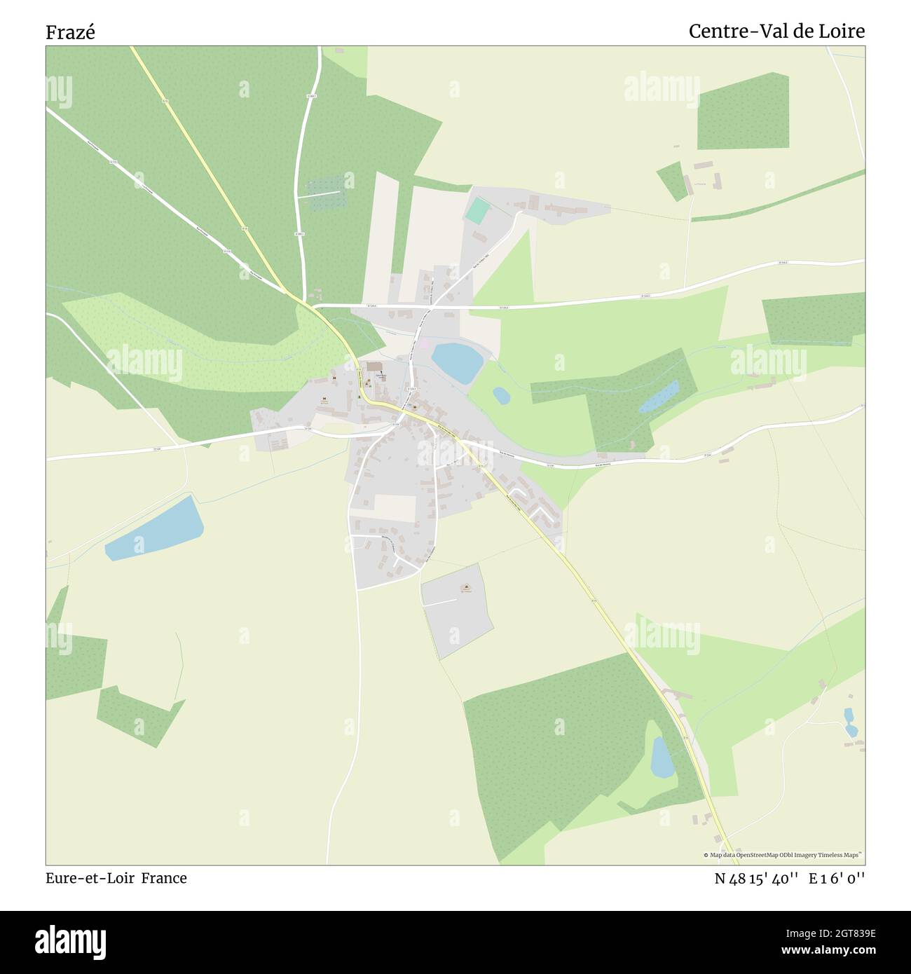 Frazé, Eure-et-Loir, Frankreich, Centre-Val de Loire, N 48 15' 40'', E ...